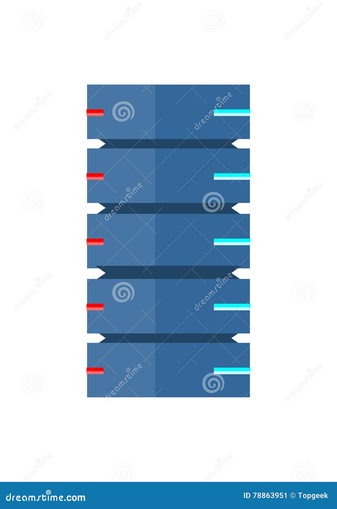 Server and Computer Networking Hardware Icon Stock Vector ...