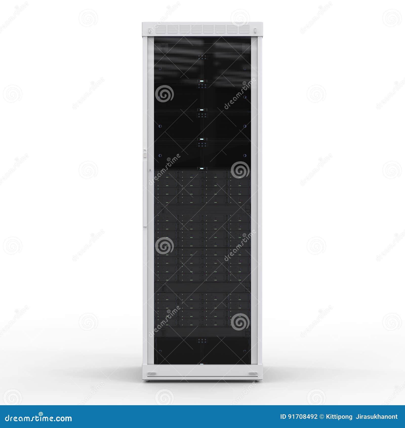 Server Computer on White Background Stock Photo - Image of hard ...