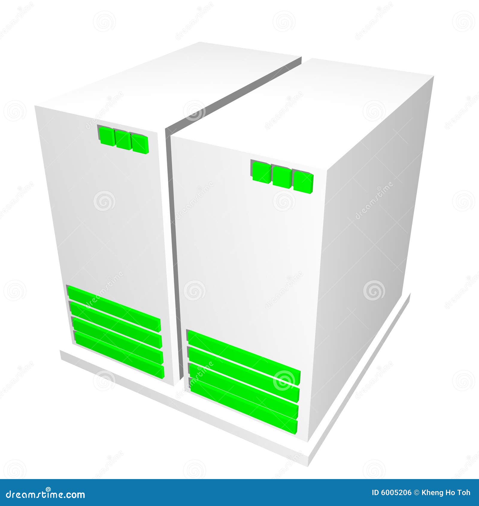 Server CPU Machine stock illustration. Illustration of cartoon - 6005206