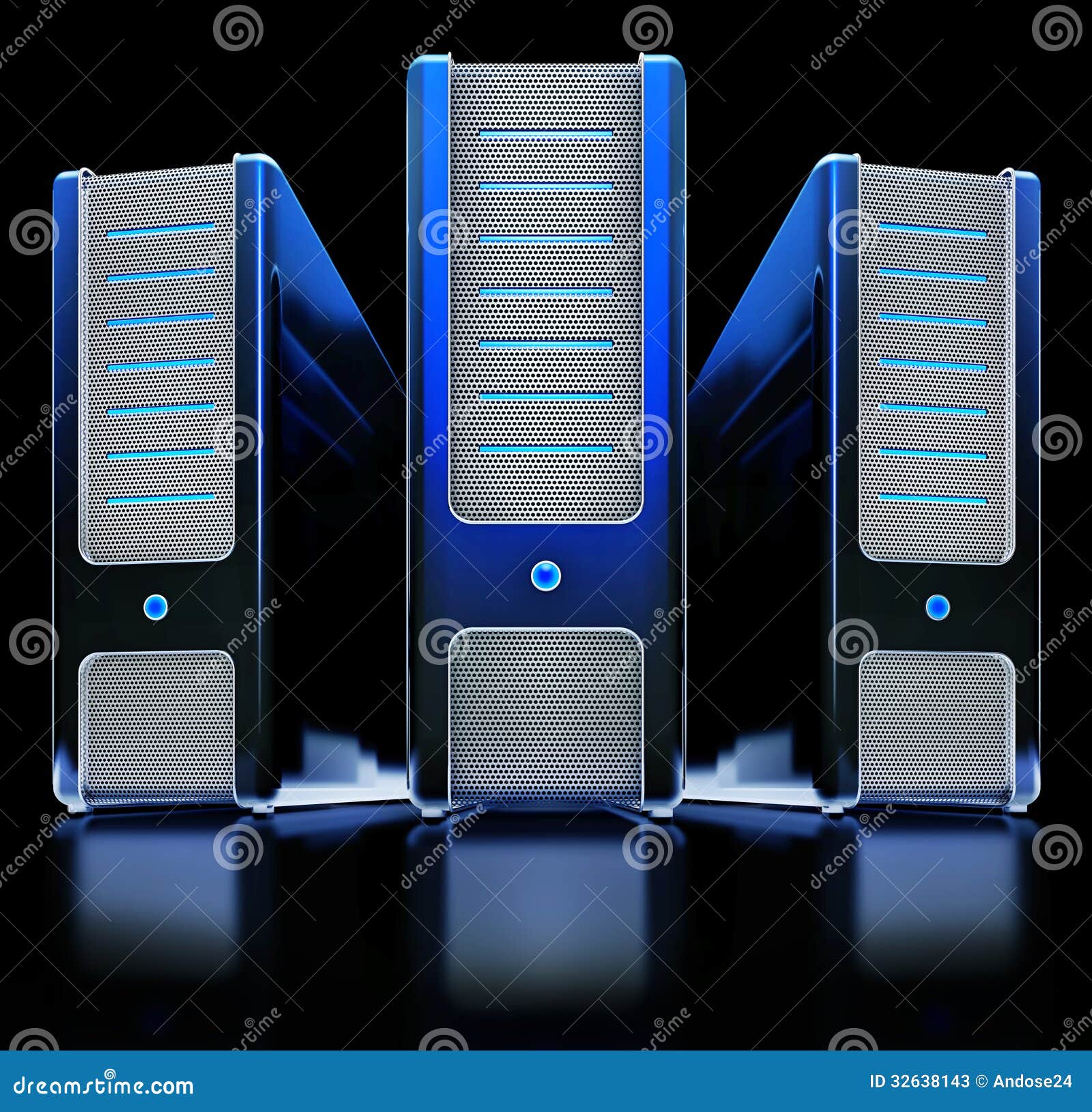 Server stock illustration. Illustration of computing - 32638143