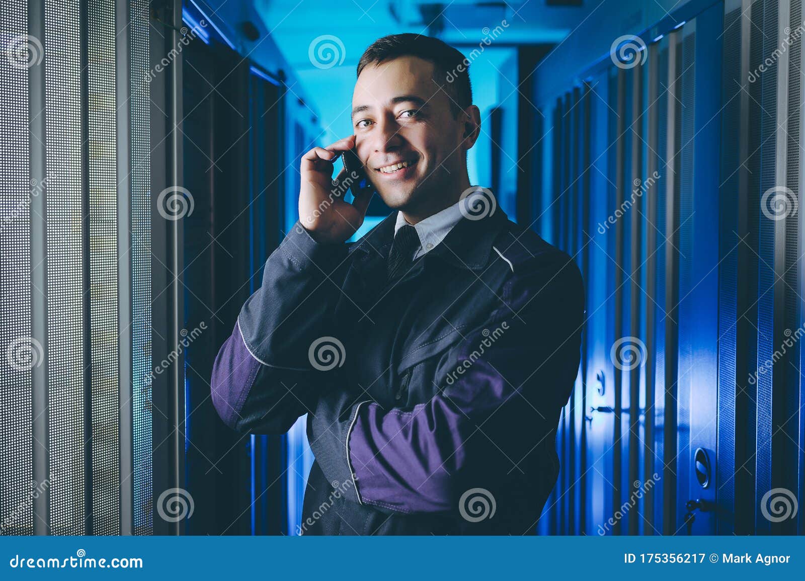 Server Data Network Center Internet Man Connection Stock Image - Image ...
