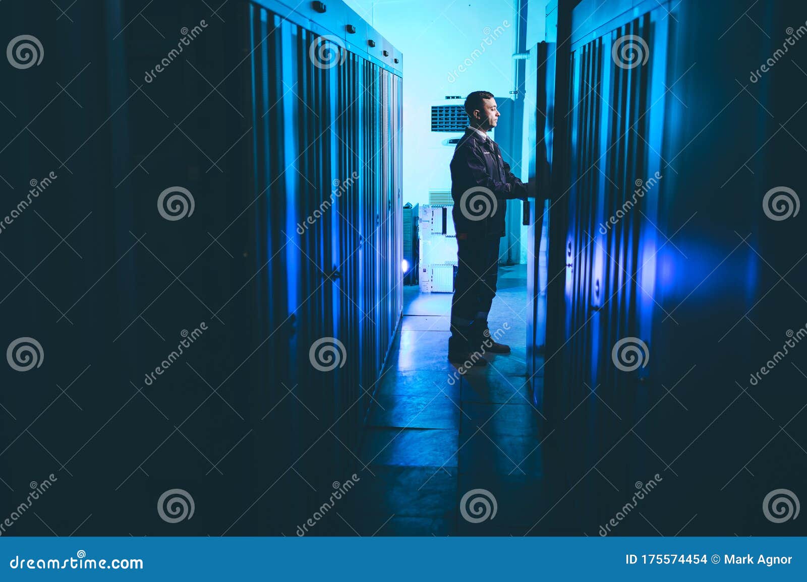 Server Data Network Center Internet Man Connection Stock Photo - Image ...