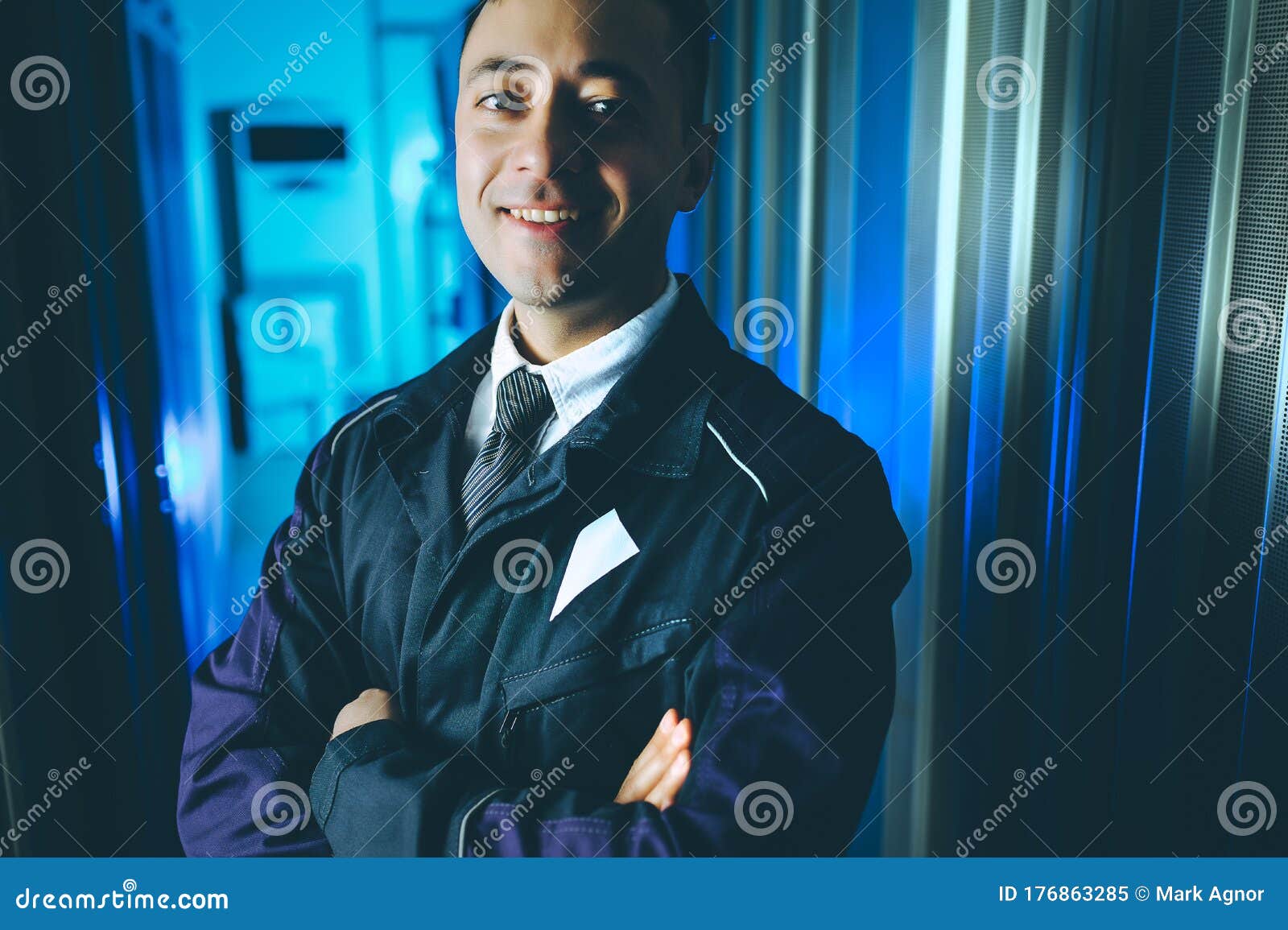Server Data Network Center Internet Man Connection Stock Image - Image ...