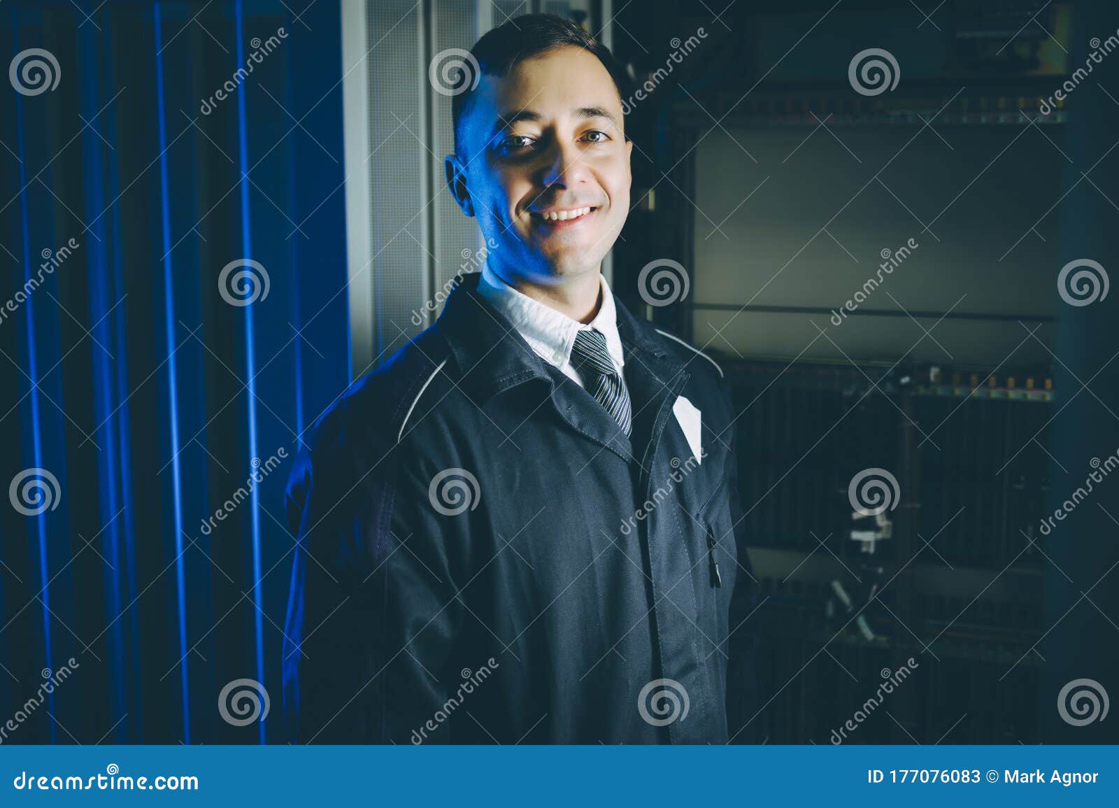 Server Data Network Center Internet Man Connection Stock Image - Image ...