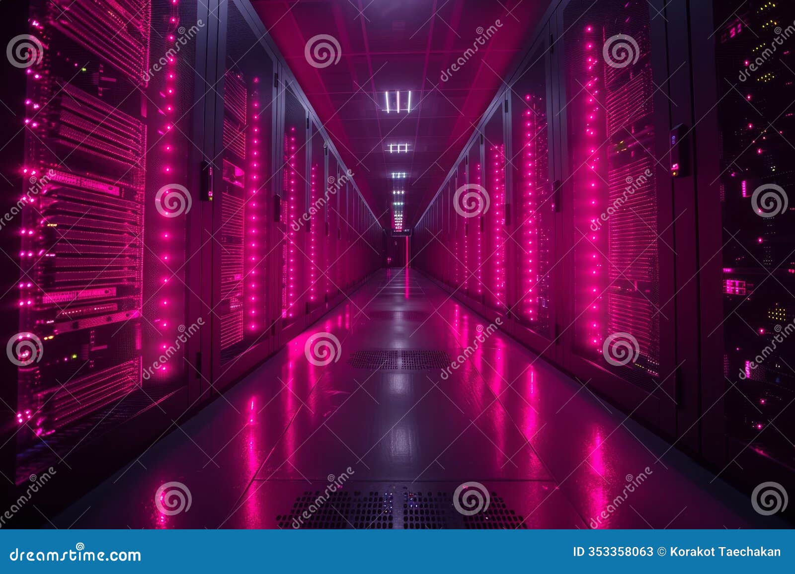 Server In Datacenter Cloud Computing Data Storage Stock Image Image Of Industry Hardware