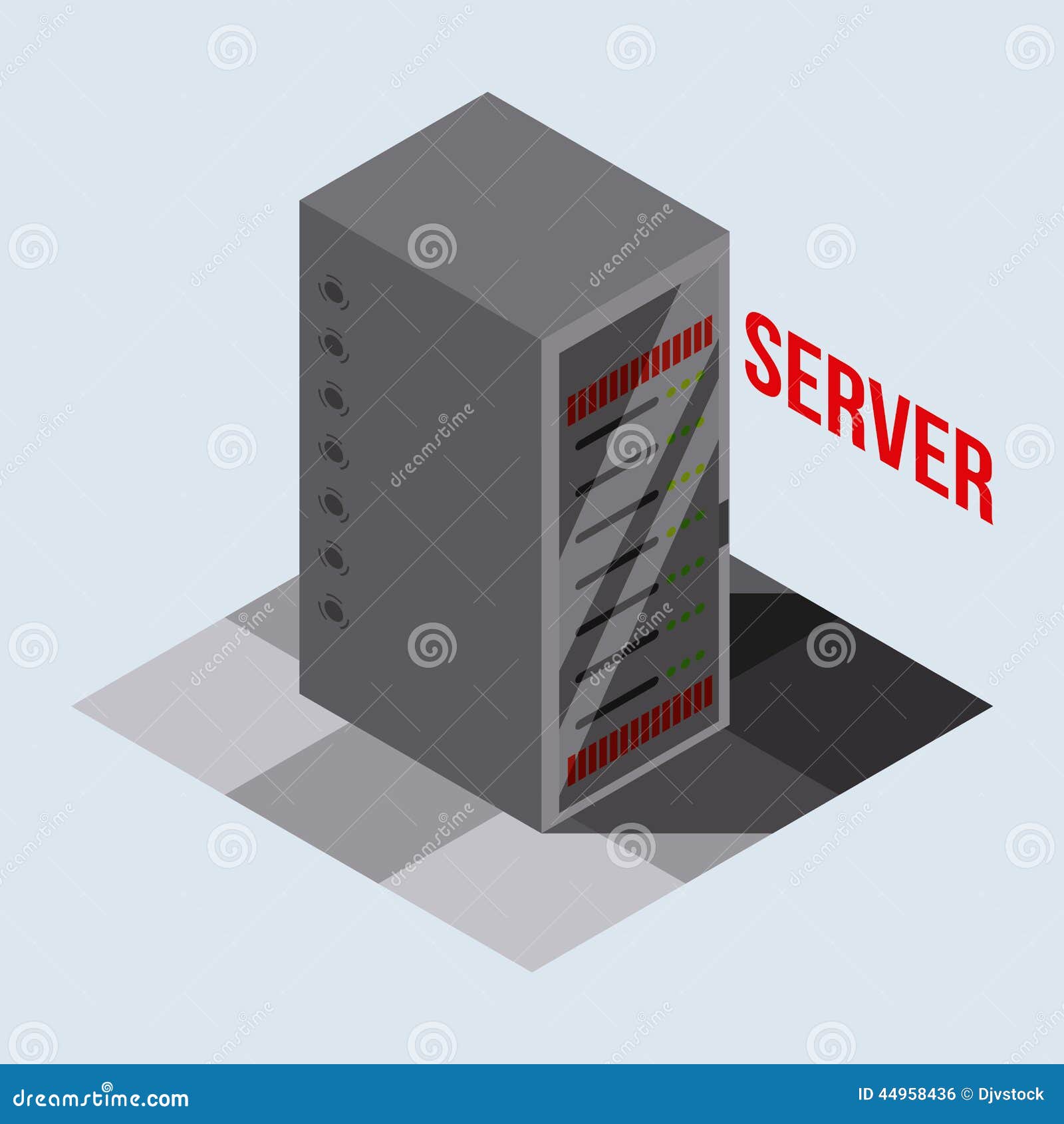 Server design stock vector. Illustration of hardware - 44958436