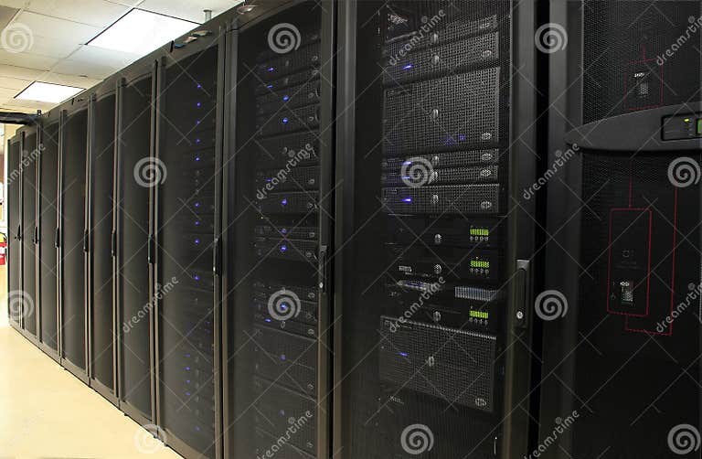 Server Farm: Data Center stock image. Image of cabinet - 698697