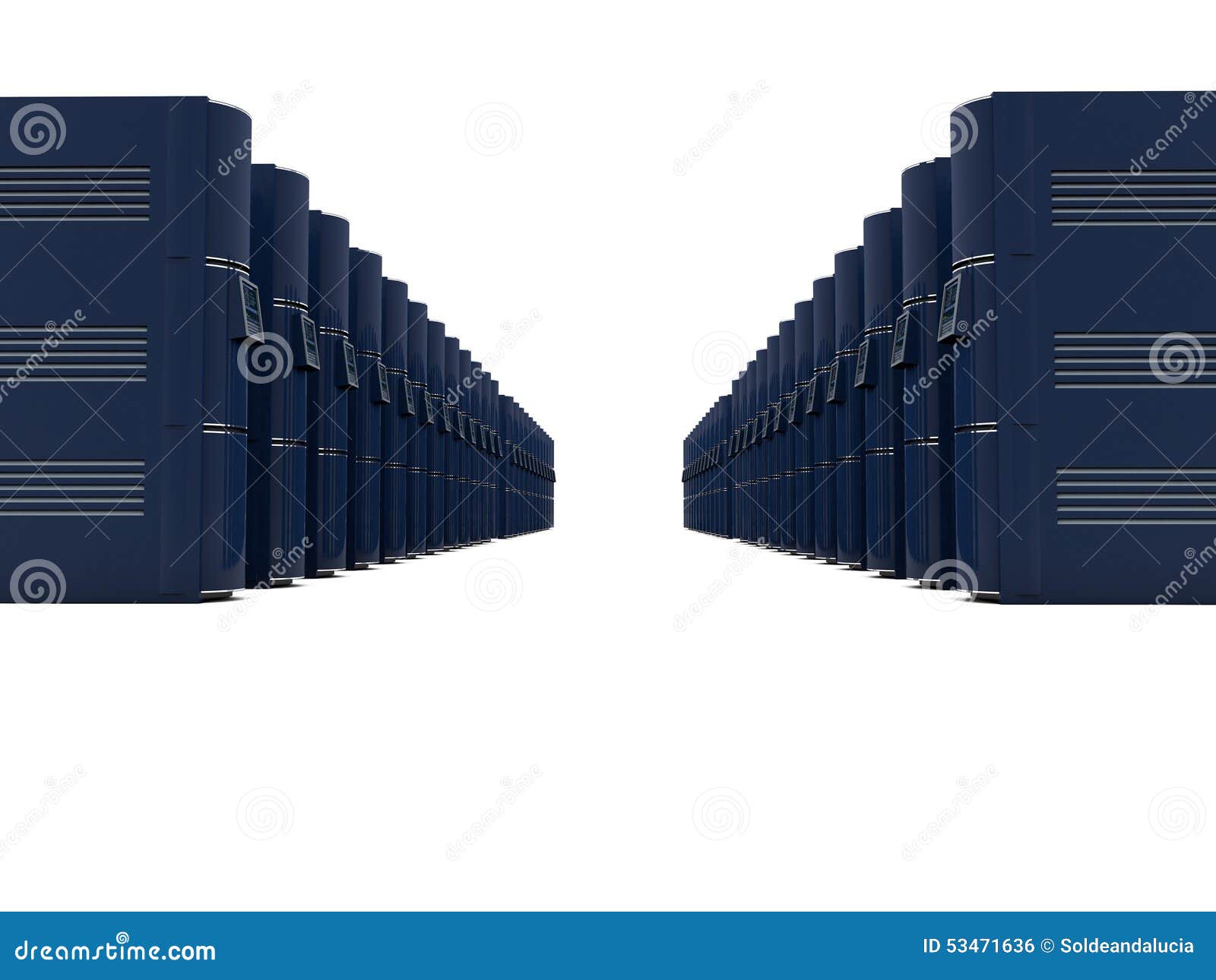 Server Farm stock illustration. Illustration of internet - 53471636