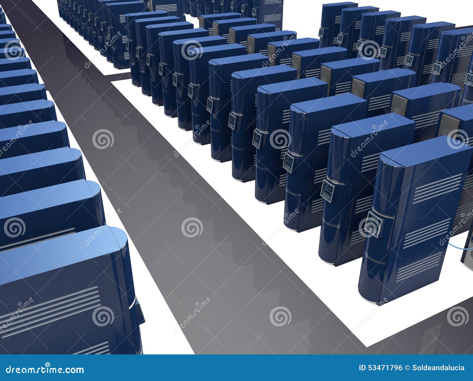 Server Farm stock illustration. Illustration of business - 53471796