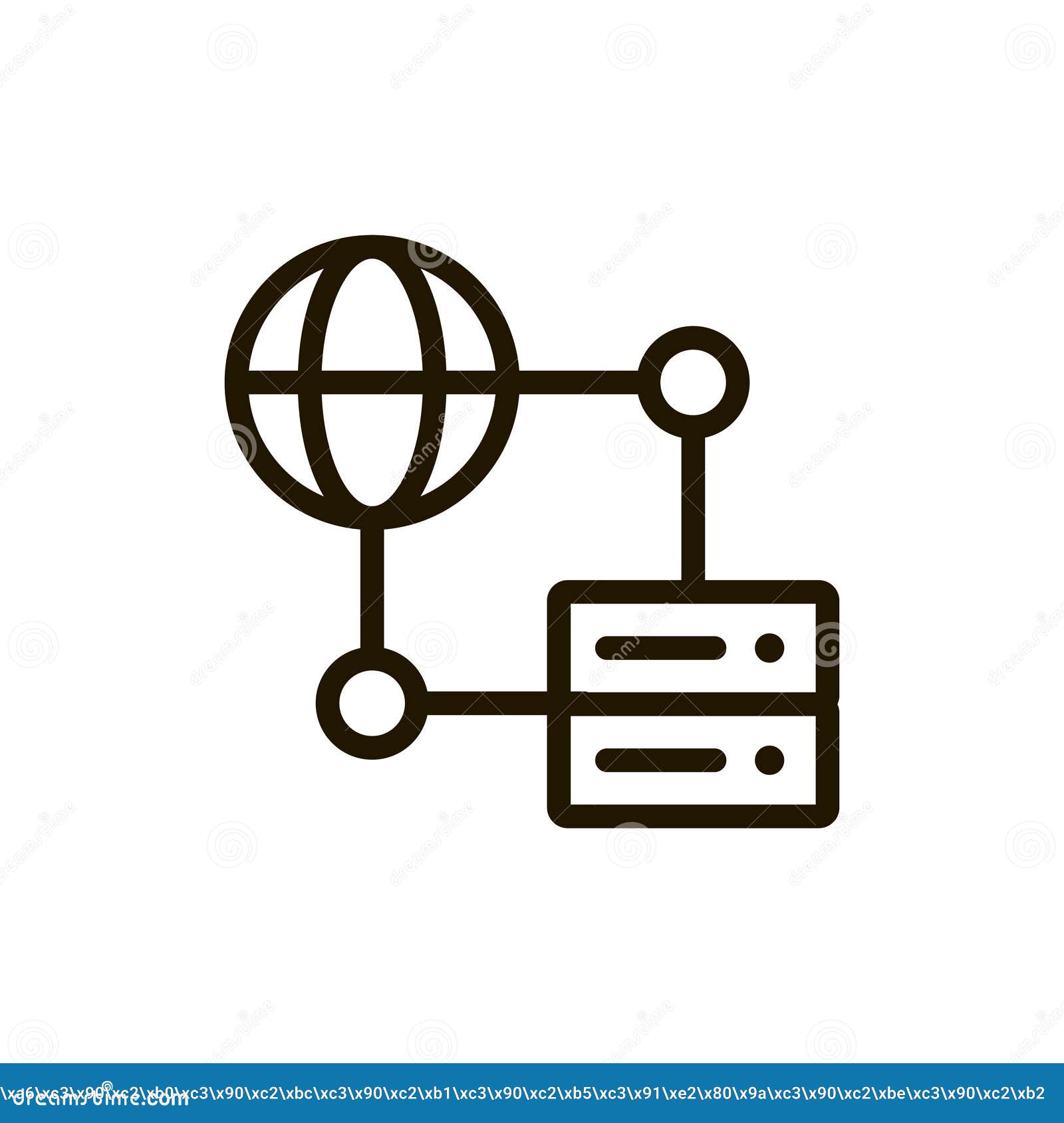 Server flat icon stock vector. Illustration of file - 102672967