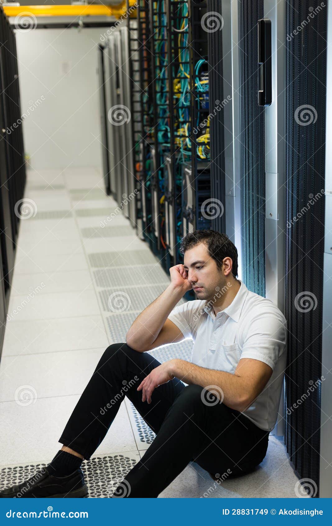 Server frustration stock image. Image of consultant, communication ...