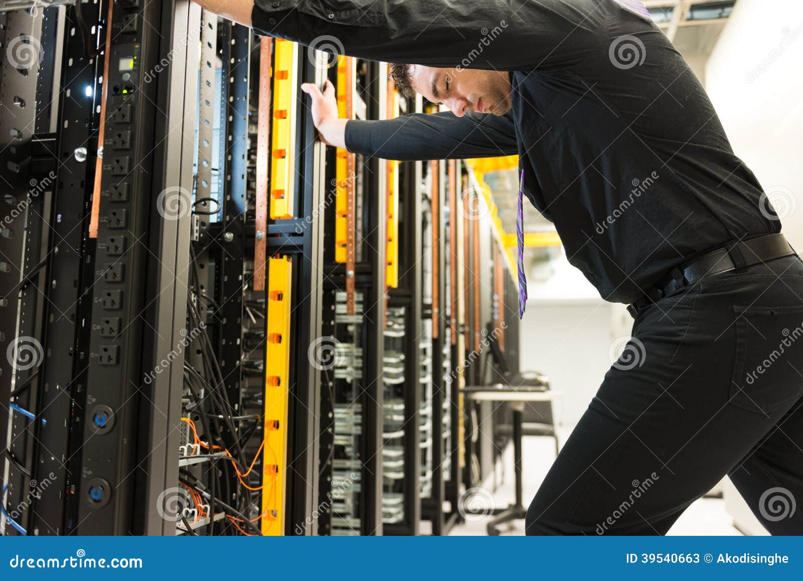 Server frustration stock image. Image of engineer, occupation - 39540663