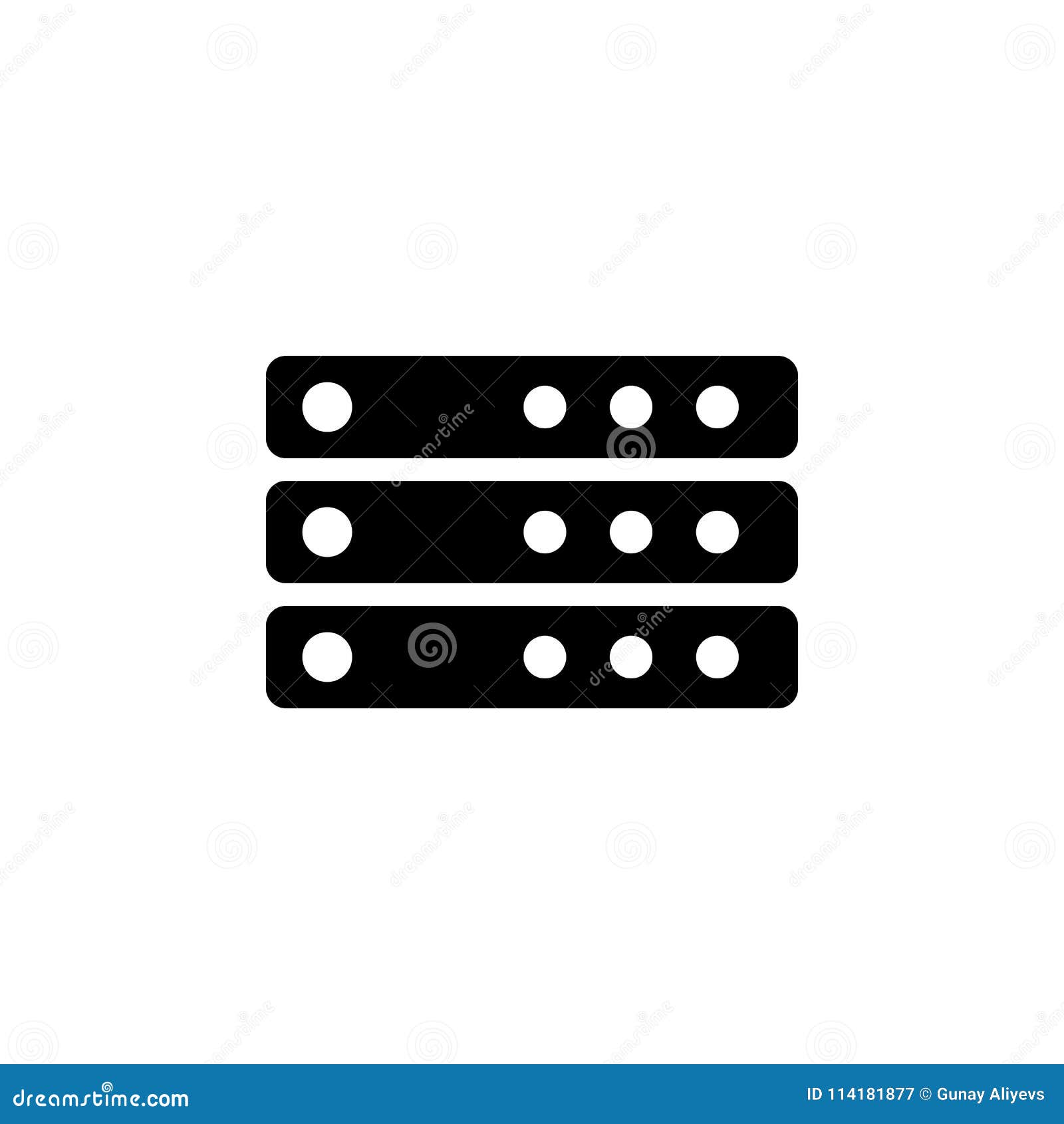 Server Icon. Element of Simple Icon for Websites, Web Design, Mobile ...