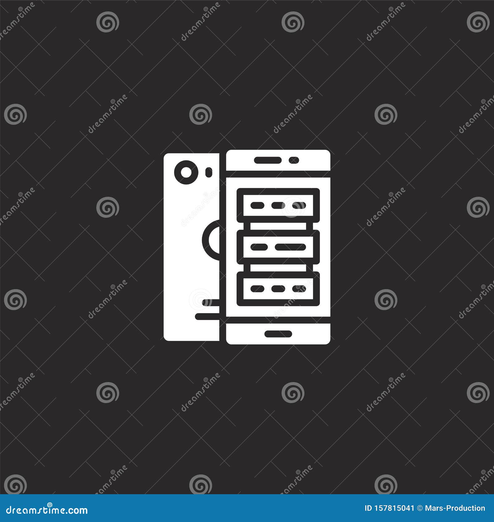 Server Icon. Filled Server Icon for Website Design and Mobile, App ...