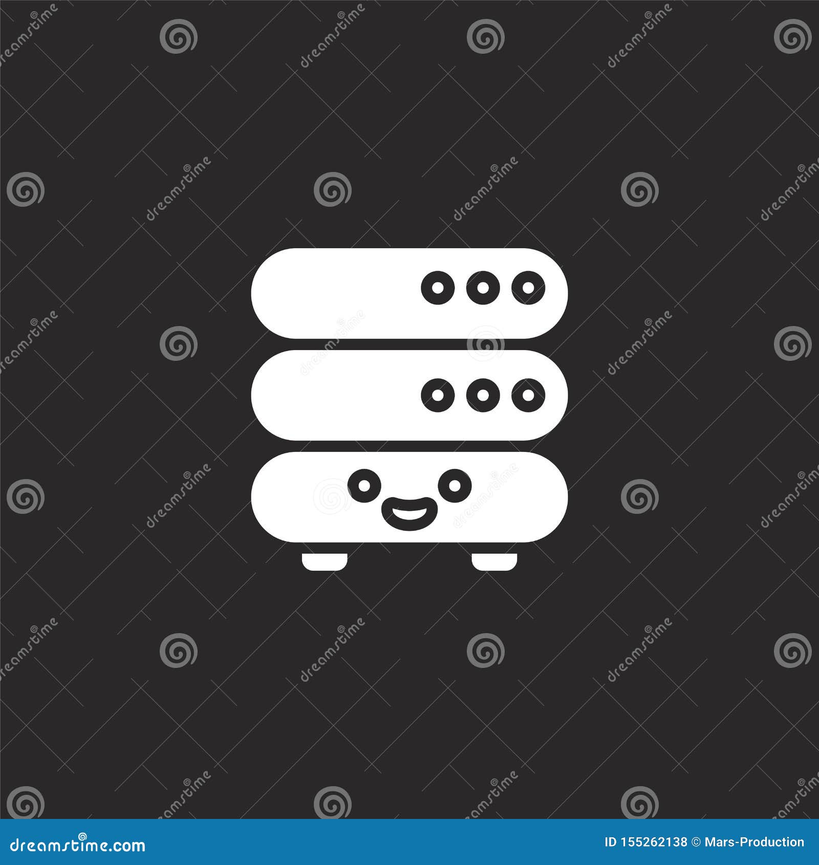 Server Icon. Filled Server Icon for Website Design and Mobile, App ...