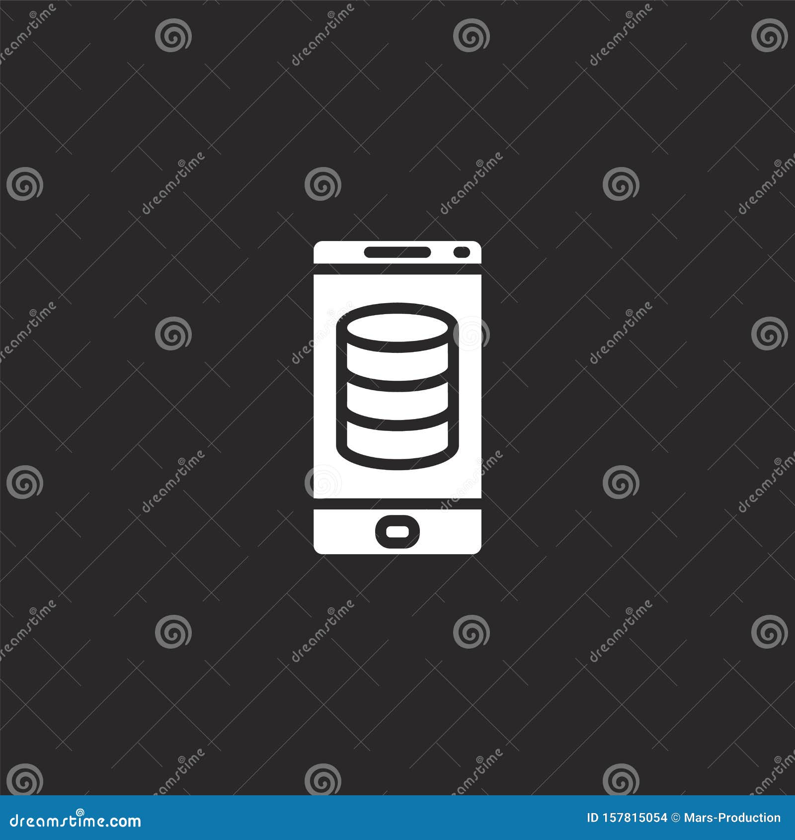 Server Icon. Filled Server Icon for Website Design and Mobile, App ...