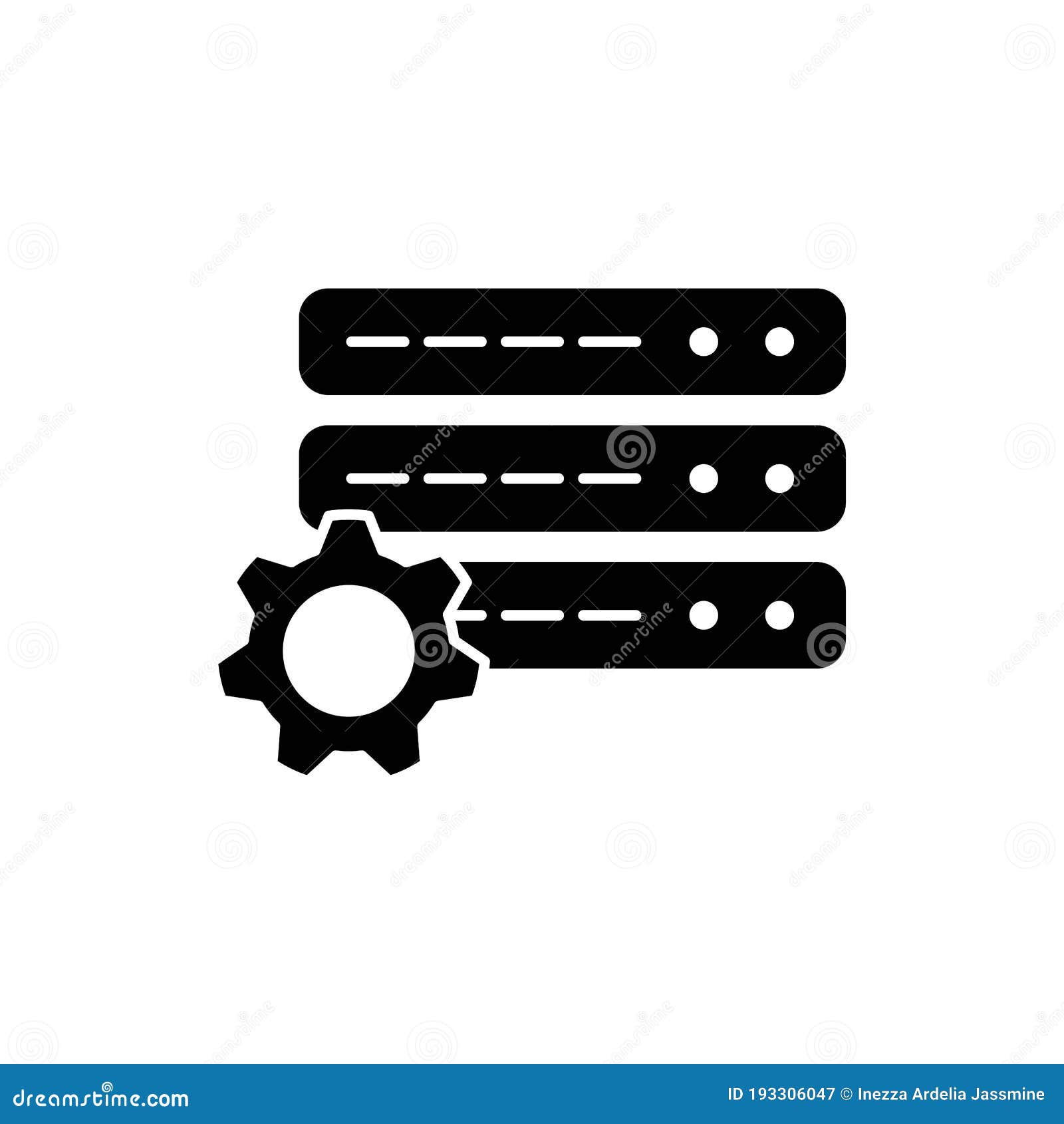 Server Icon, Illustration Design Template Stock Vector - Illustration ...