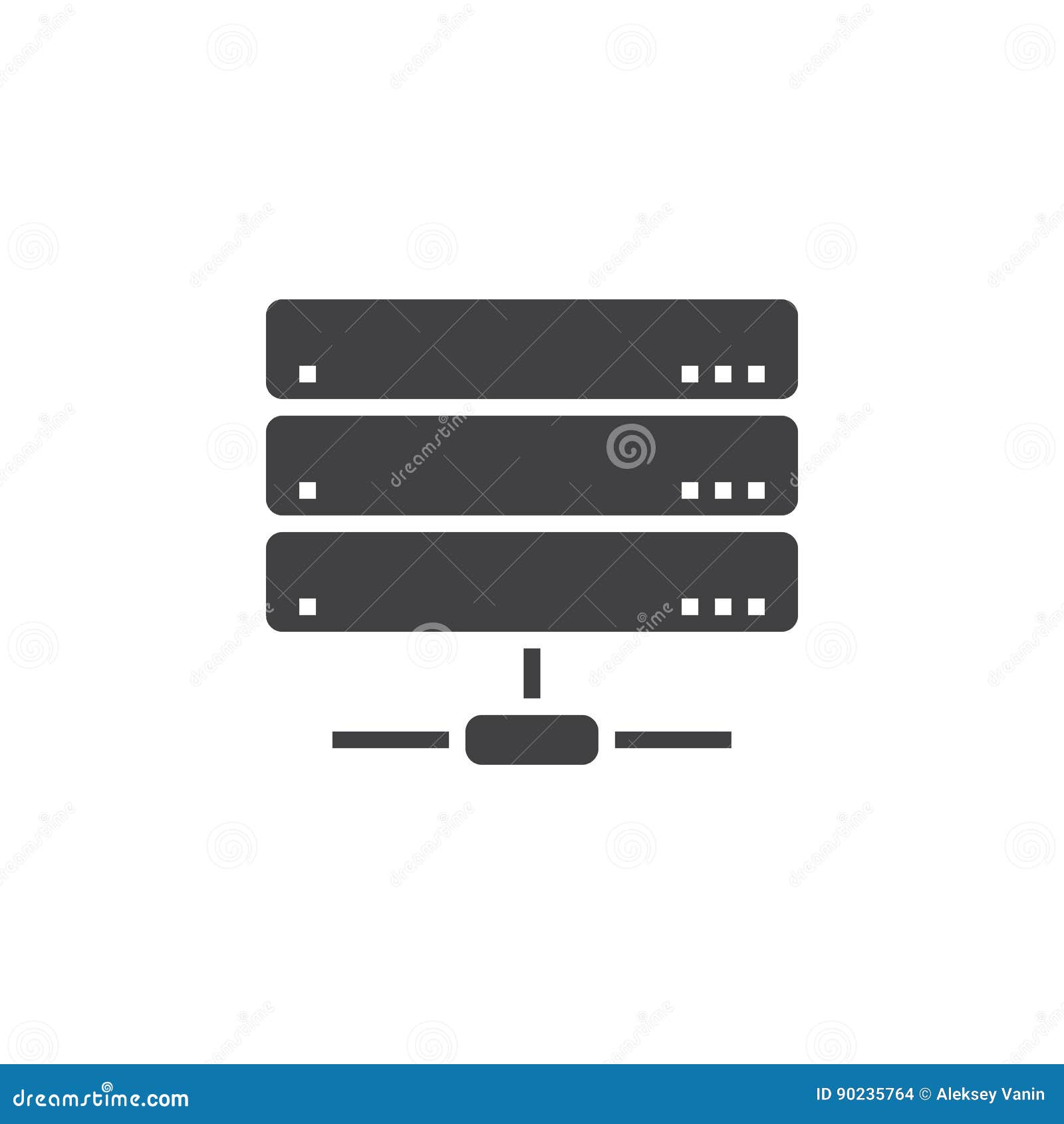 Server Icon , Network Storage Solid Logo Illustration, Pic Stock ...