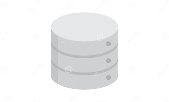 Server Icon in Flat Style Vector Image Stock Vector - Illustration of ...