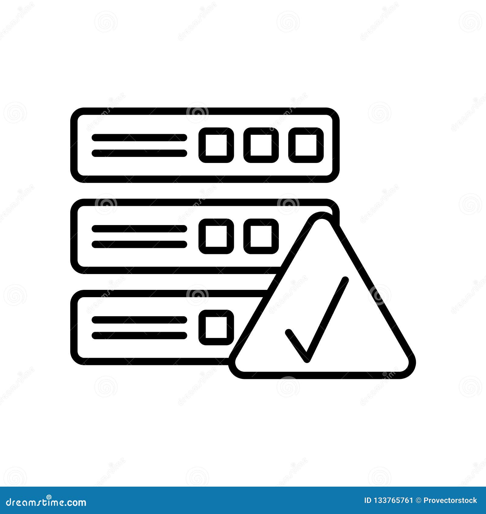 Server Icon Vector Sign and Symbol Isolated on White Background, Server ...