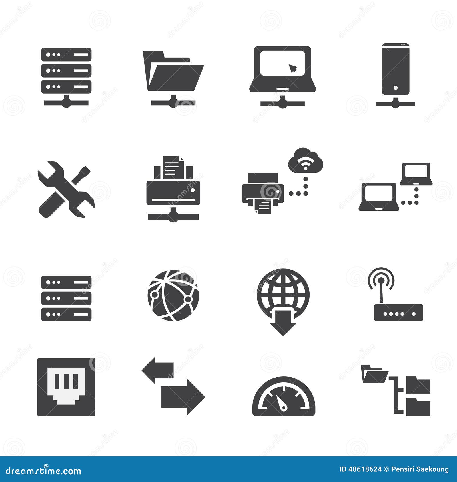 Server-Ikone vektor abbildung. Illustration von weltweit - 48618624