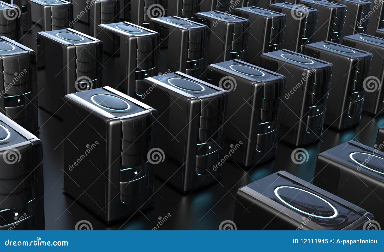 Server Land stock illustration. Illustration of electronics - 12111945
