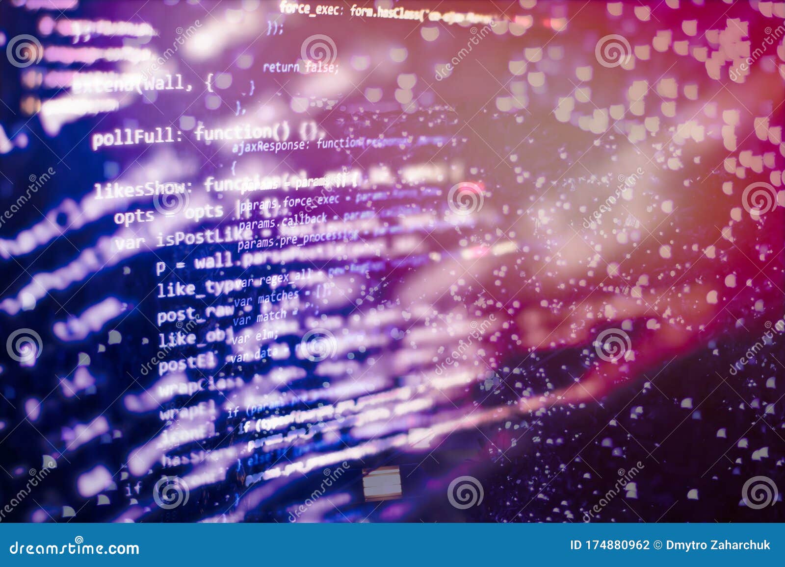 Server Logs Analysis Closeup Developing Programming And Coding Technologies Developer Working