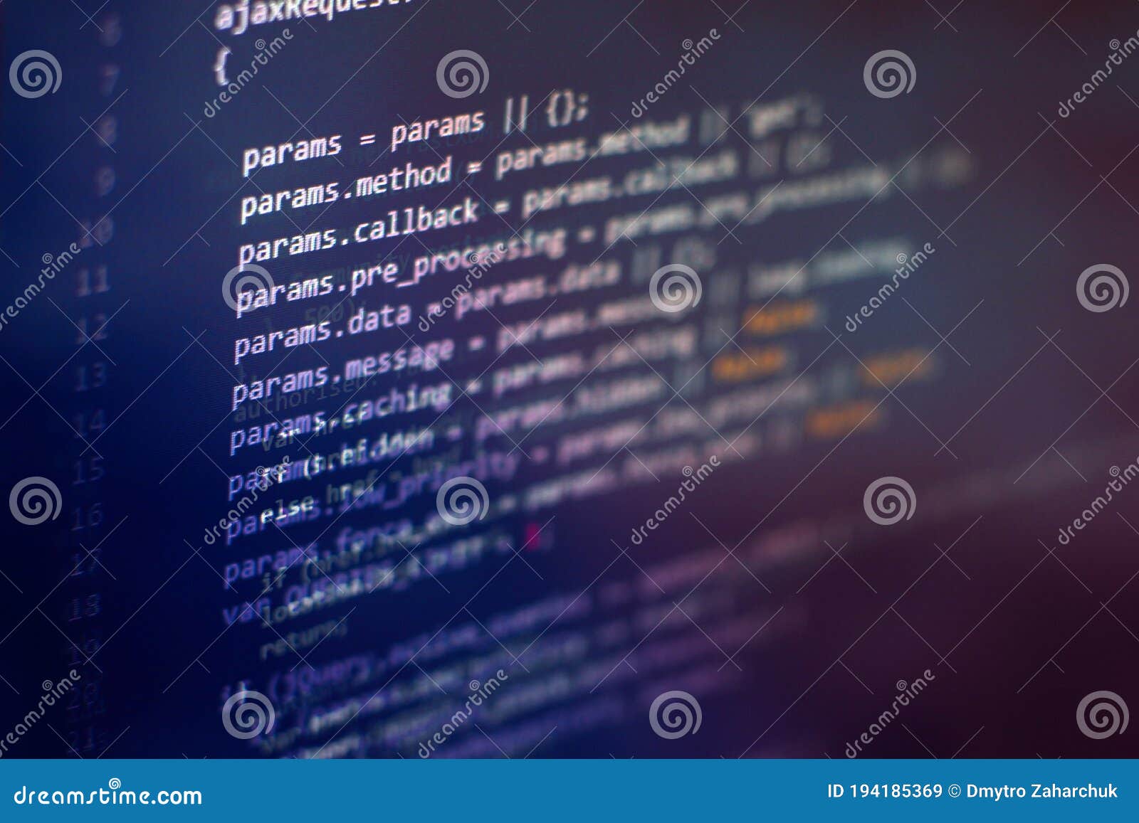 Server Logs Analysis Closeup Developing Programming And Coding Technologies Developer Working