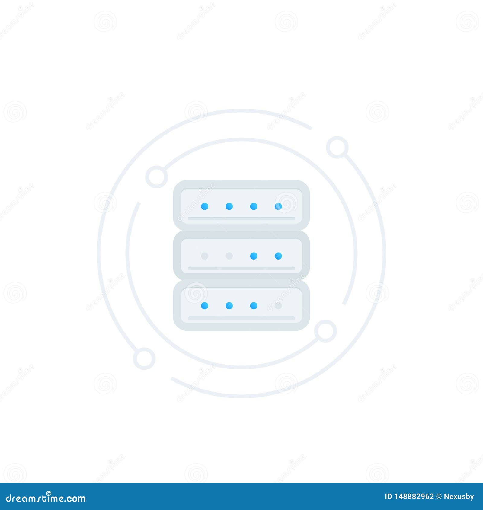 Server, Mainframe, Hosting Service Vector Icon Stock Vector ... Server, Mainframe, Hosting Service Vector Icon Stock Vector ...