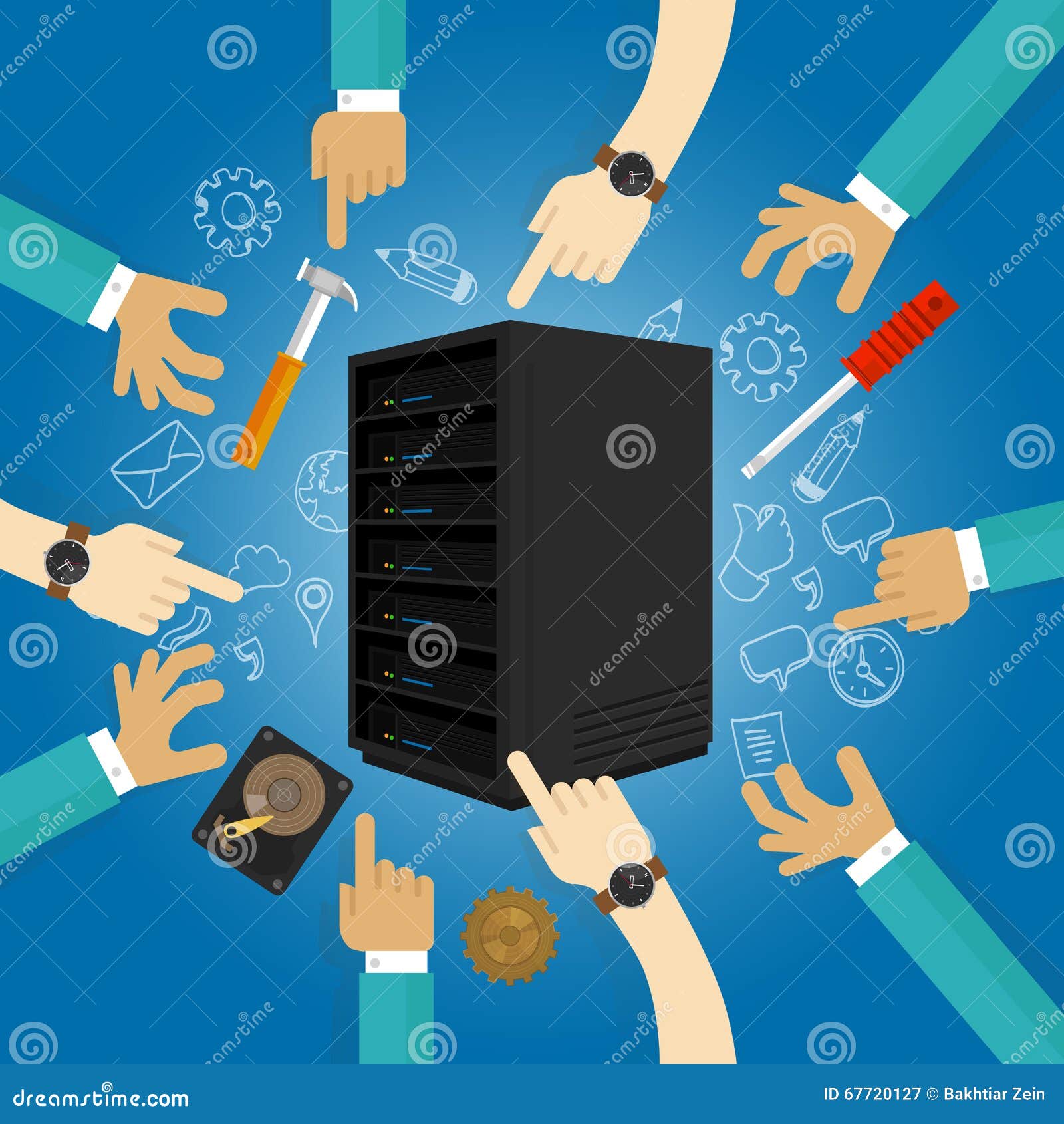 Server Maintenance Fixing Hardware Troubleshooting Preventive Planed ...