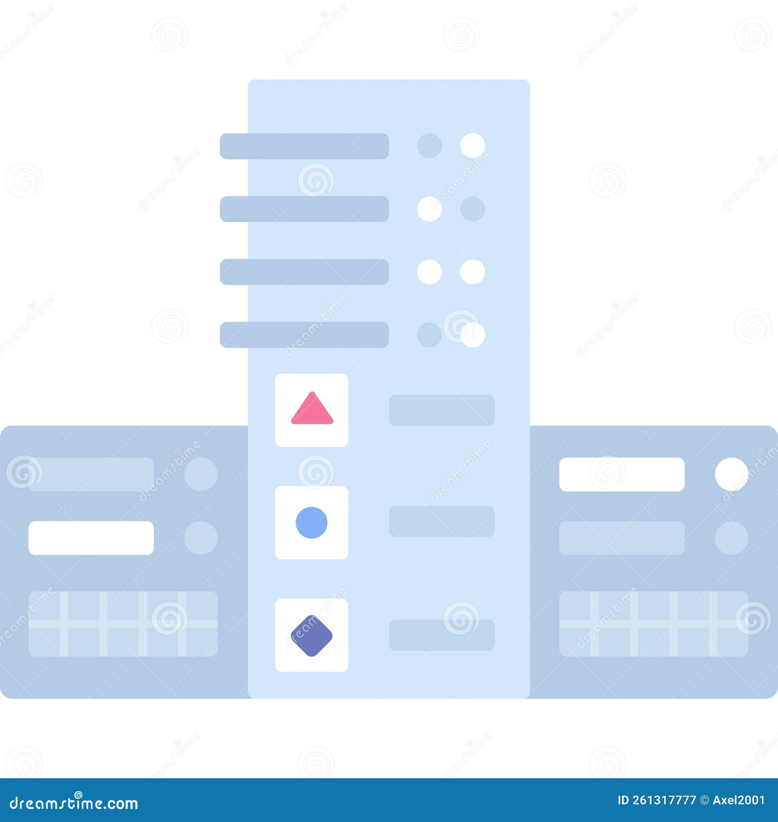 Server Monitoring Vector Icon Cloud Computing Rack Stock Vector ...