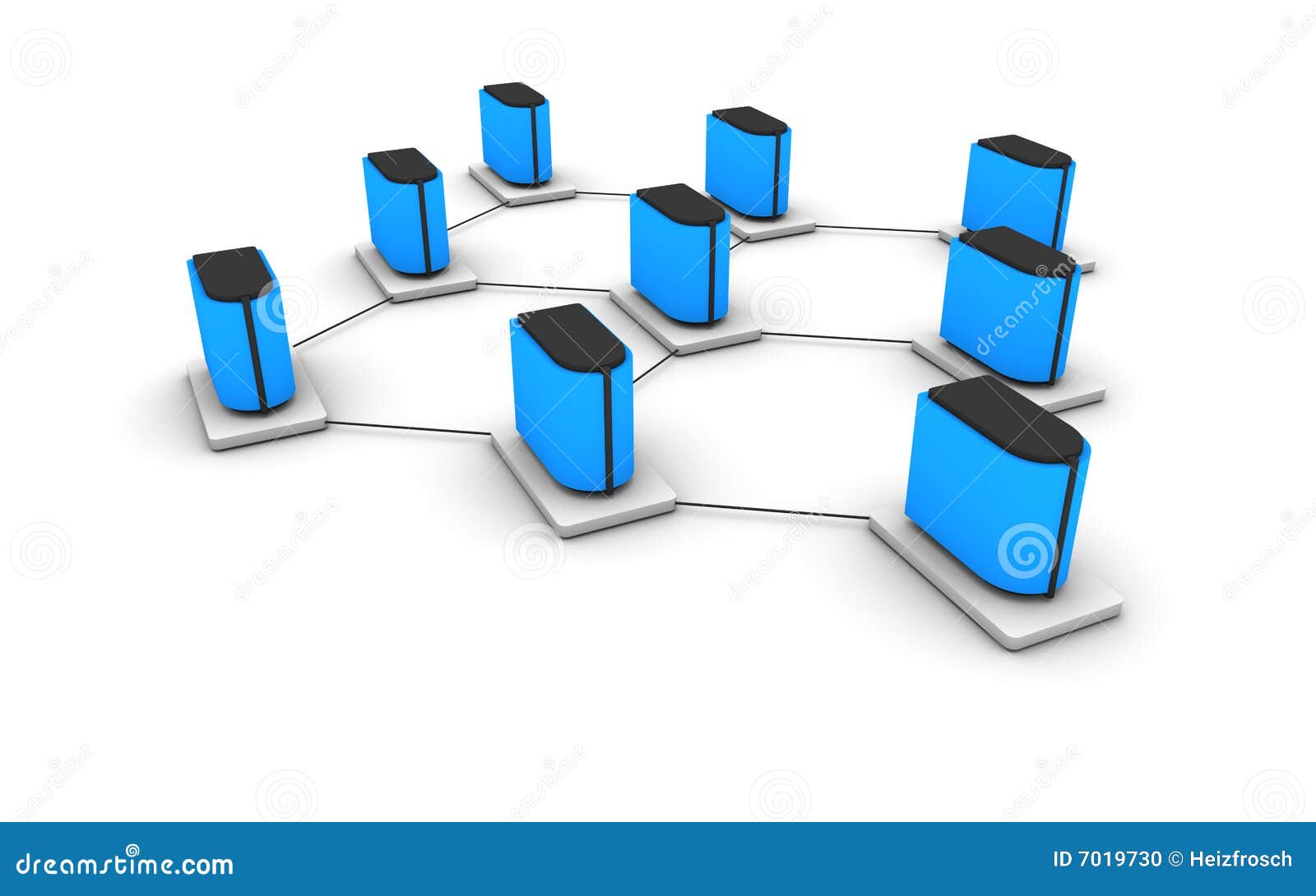 Server network stock illustration. Illustration of online - 7019730