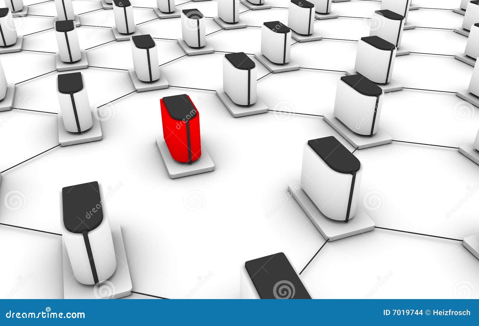 Server network stock illustration. Illustration of connectivity - 7019744