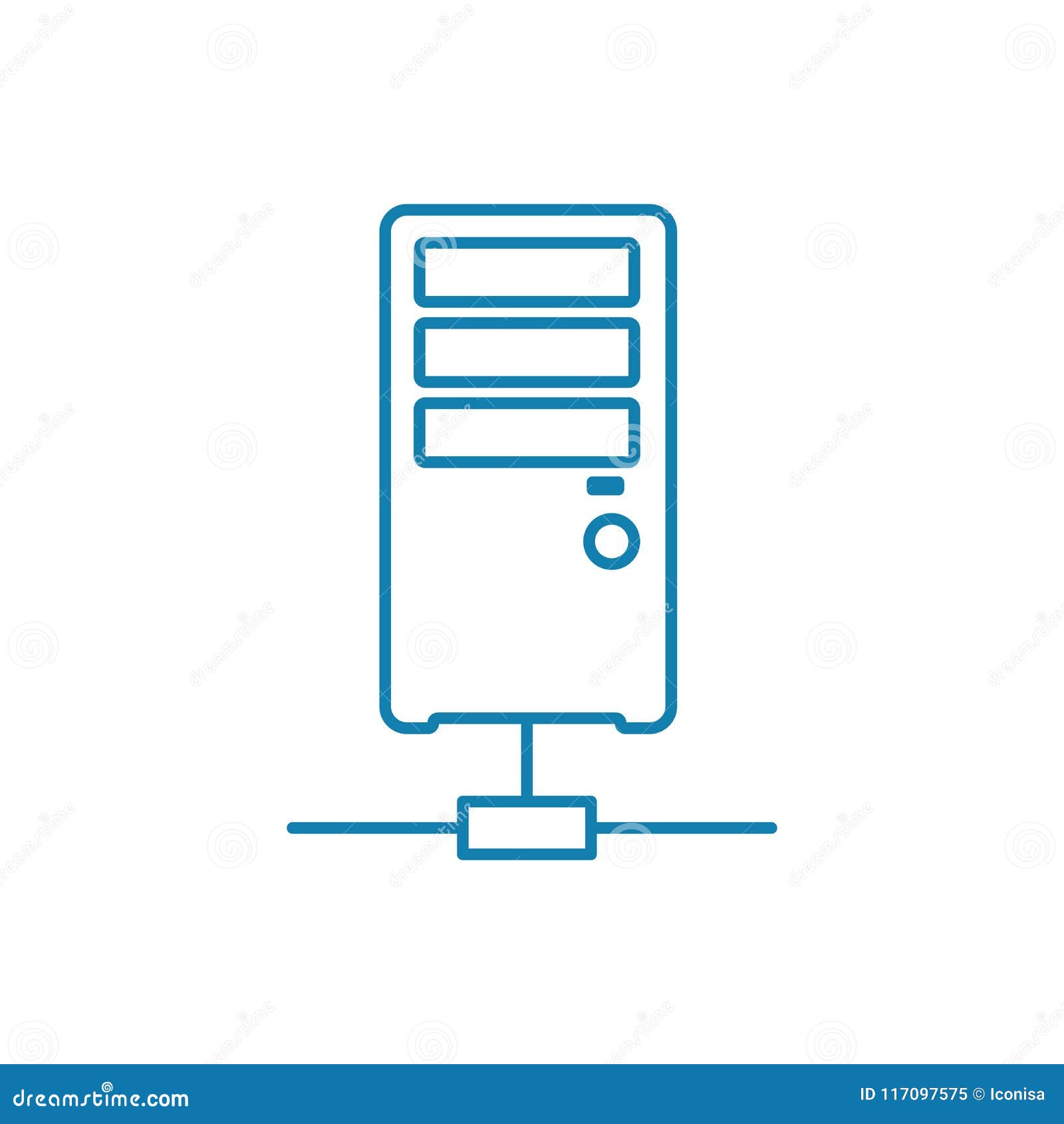 Server Node Linear Icon Concept. Server Node Line Vector Sign, Symbol ... Server Node Linear Icon Concept. Server Node Line Vector Sign, Symbol ...
