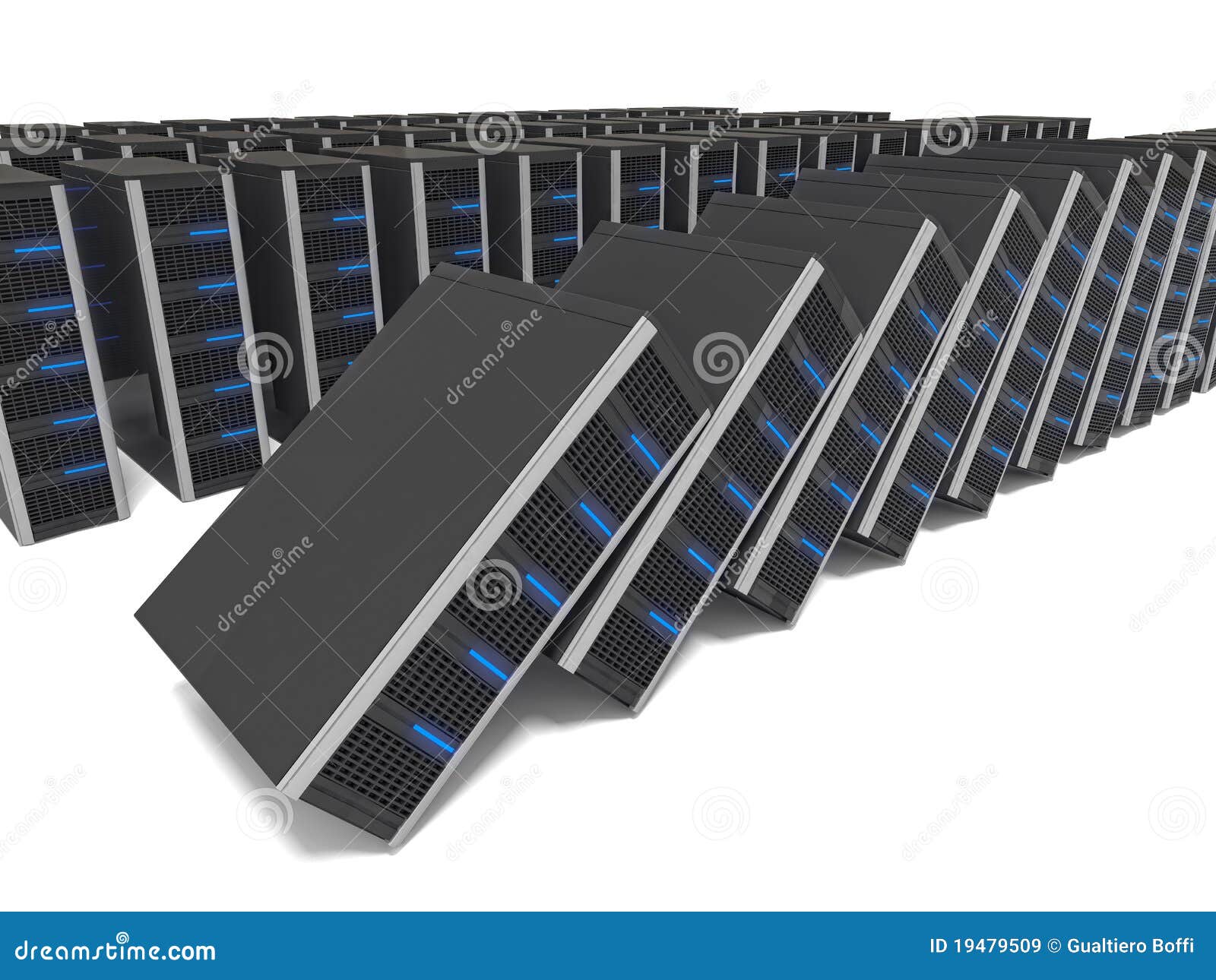 Server problem stock illustration. Illustration of server - 19479509