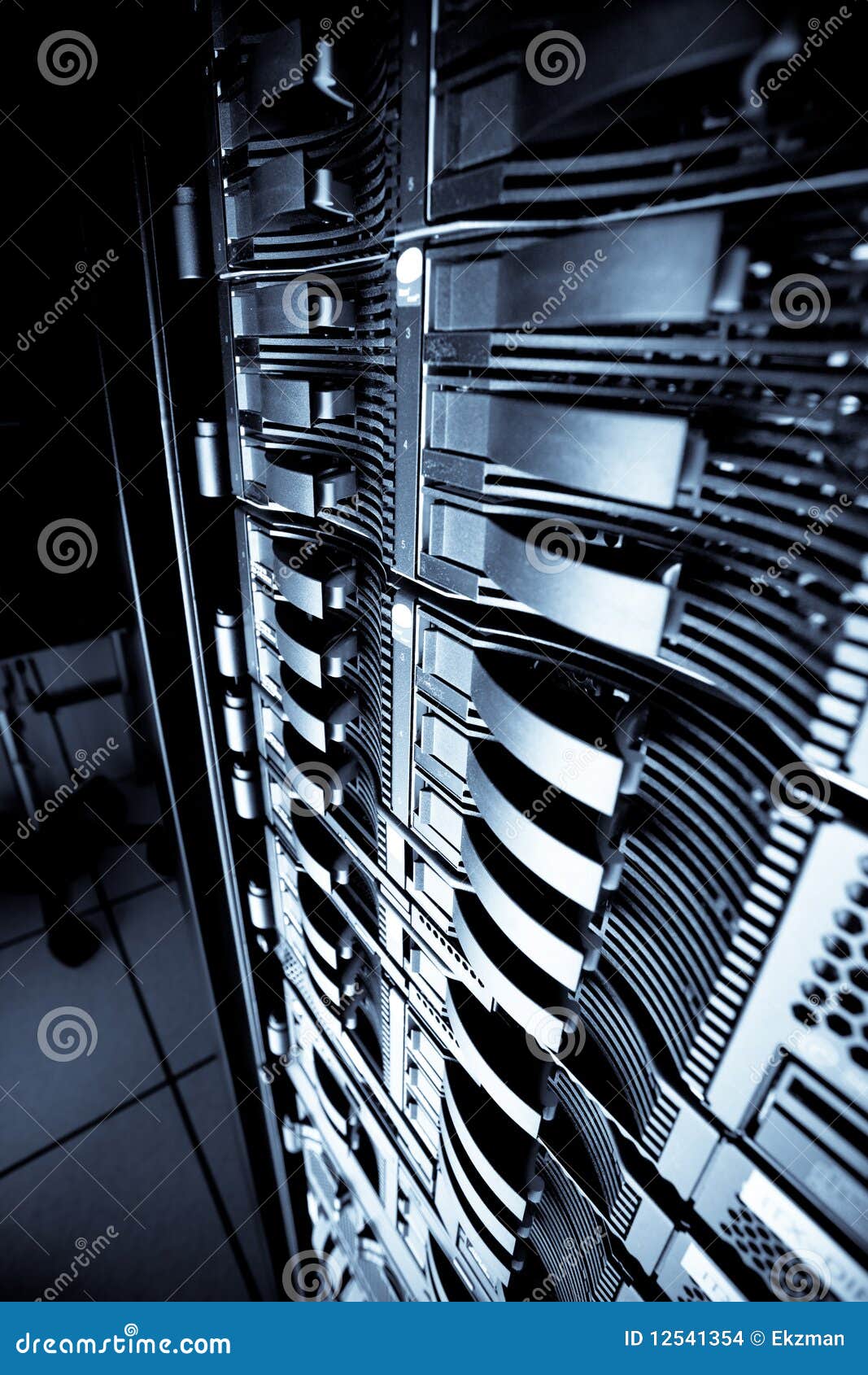 Server Rack stock photo. Image of data, view, digital - 12541354