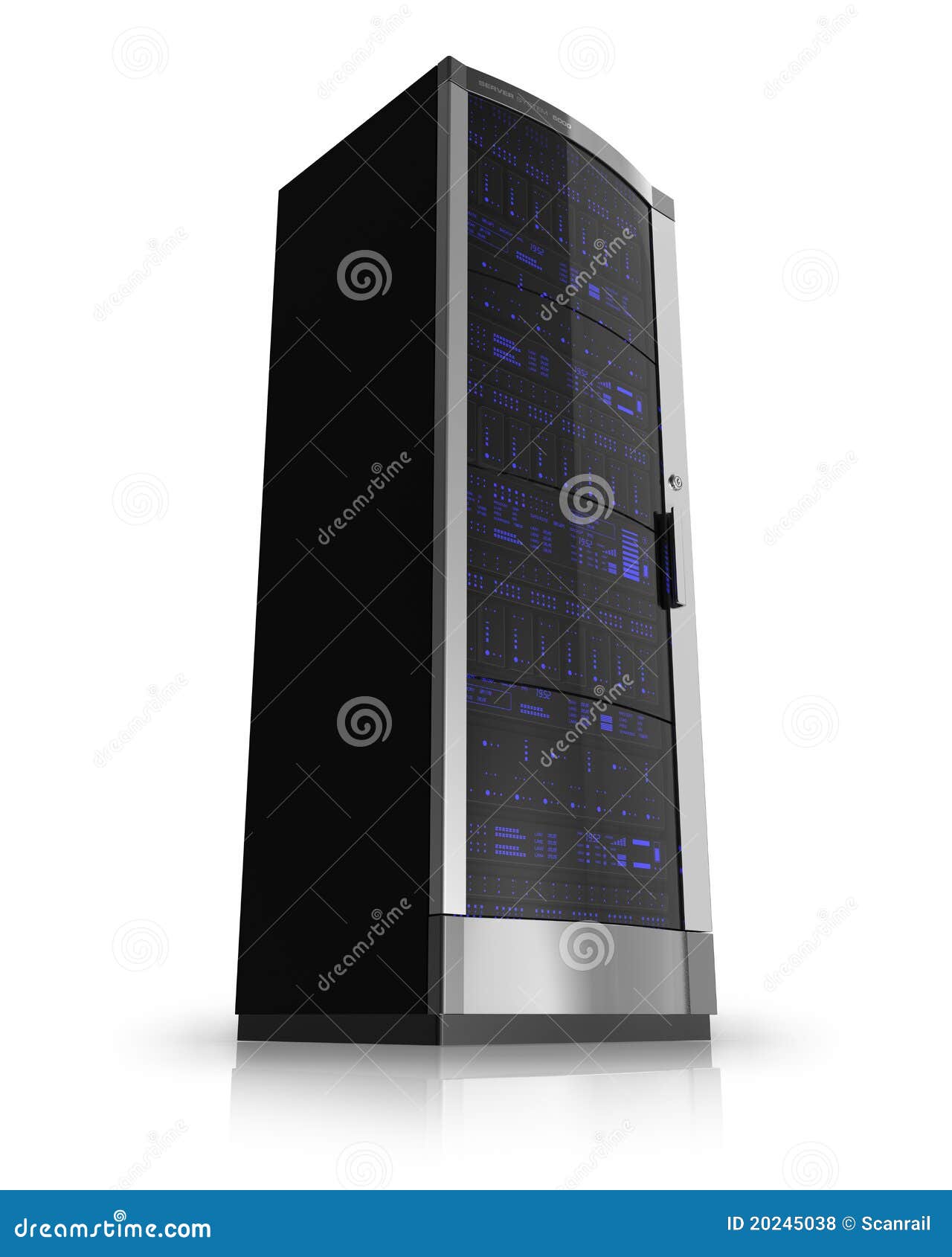 Server Rack Power Strips With Various Types Of Outlets Vector ...