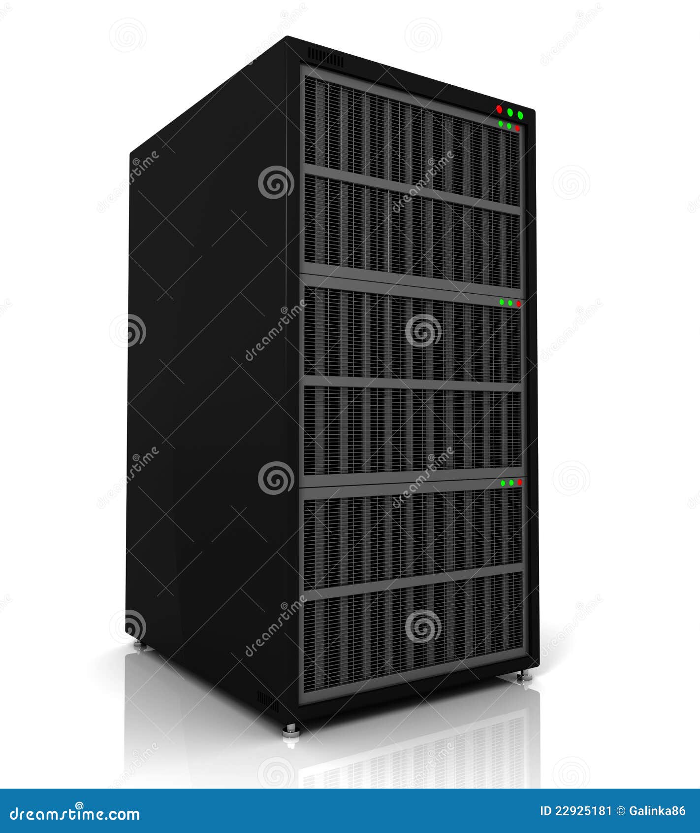 Server rack stock illustration. Illustration of server - 22925181