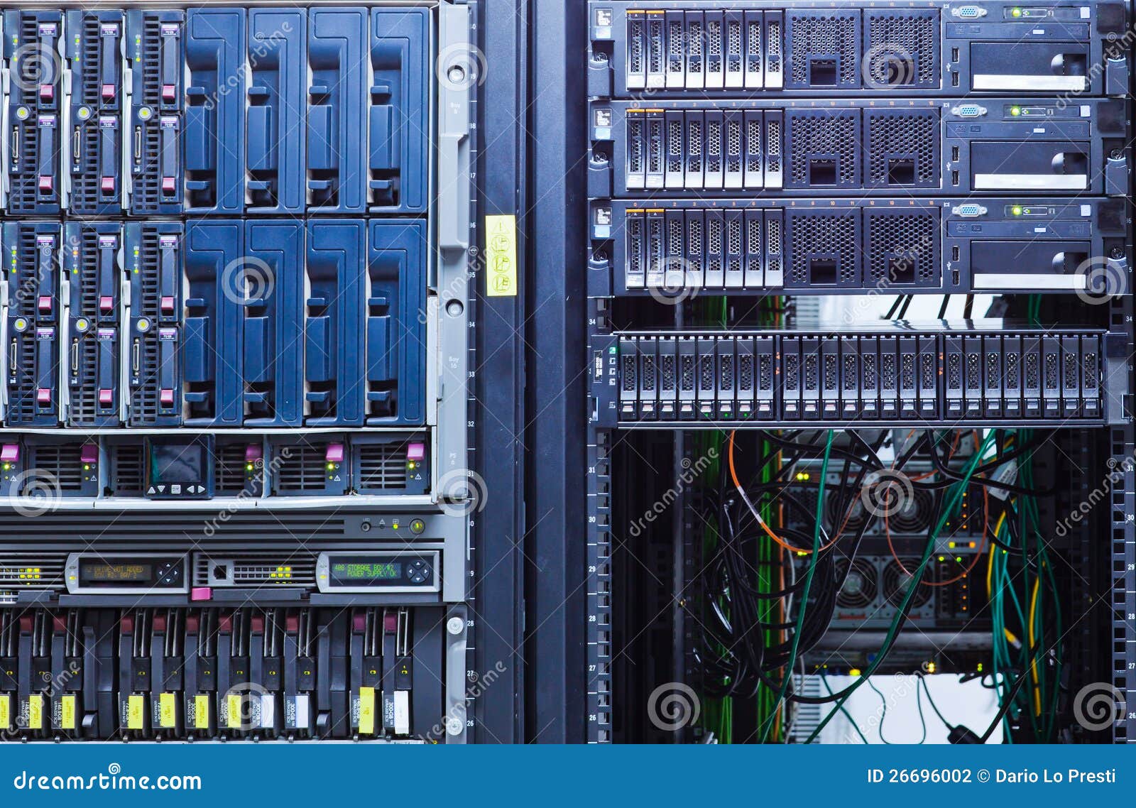 Server Rack stock photo. Image of analytics, server, center - 26696002