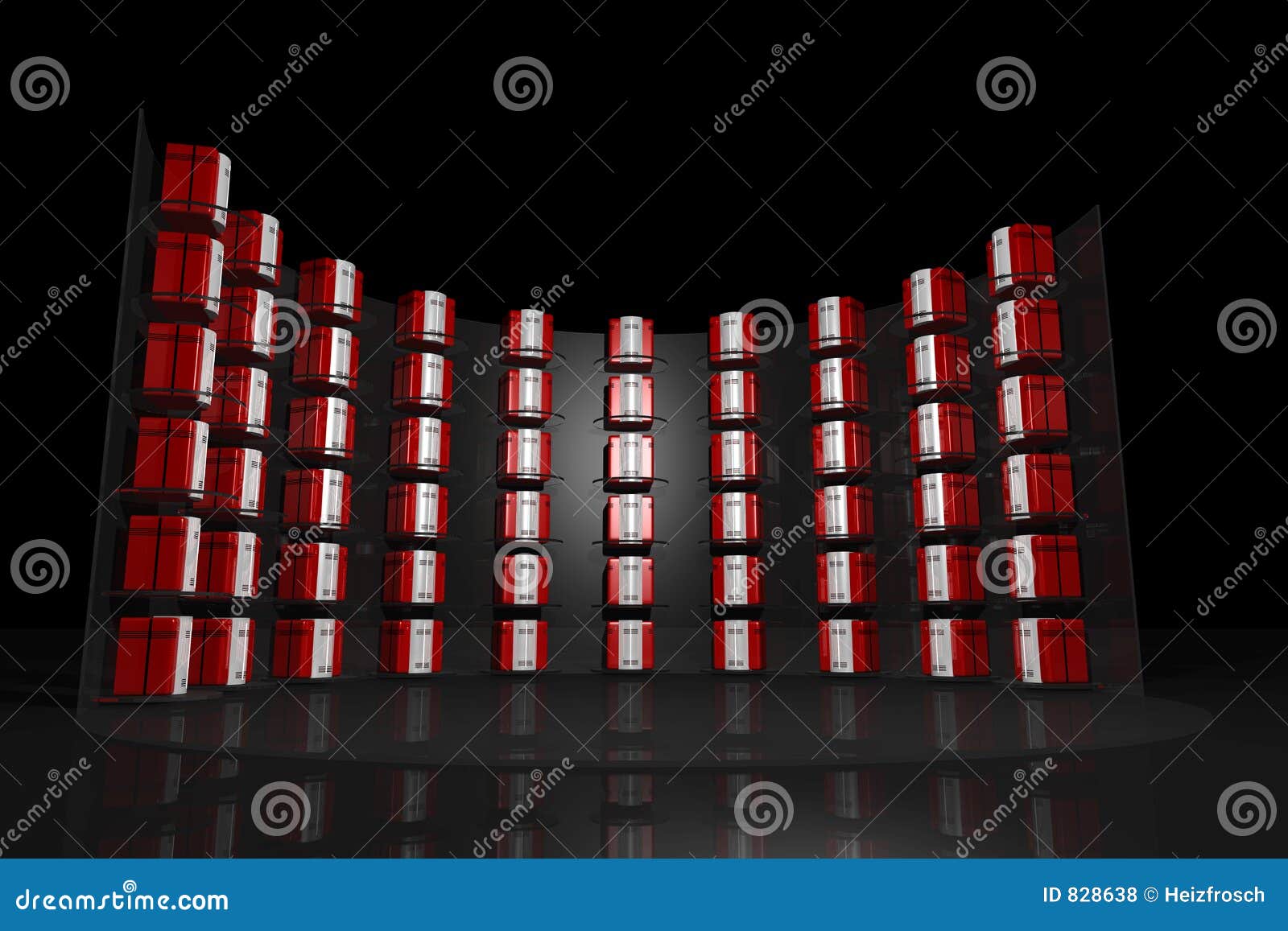 Server rack black stock illustration. Illustration of engineering - 828638