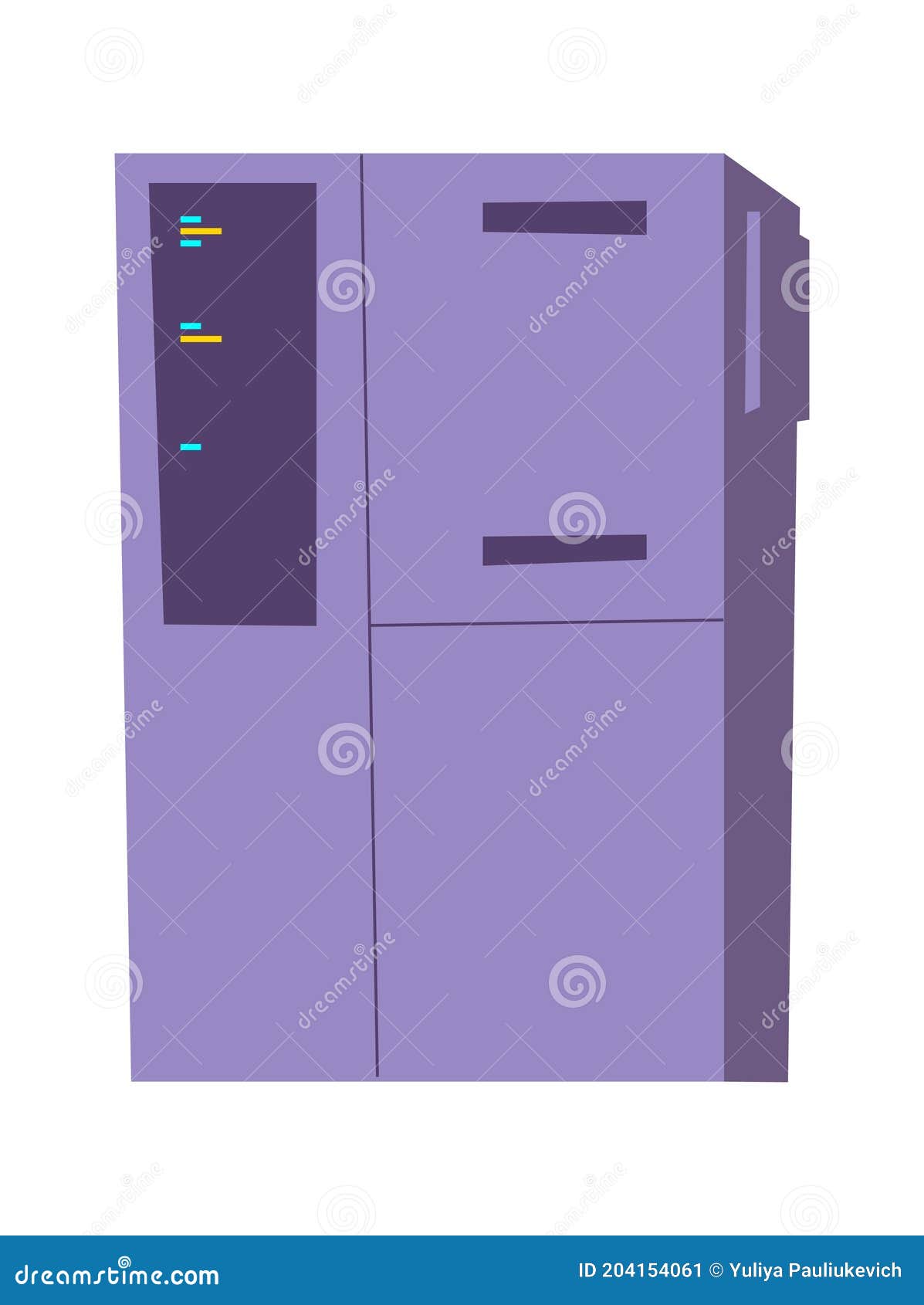 Server Rack Cartoon Vector Illustration Stock Vector - Illustration of ...