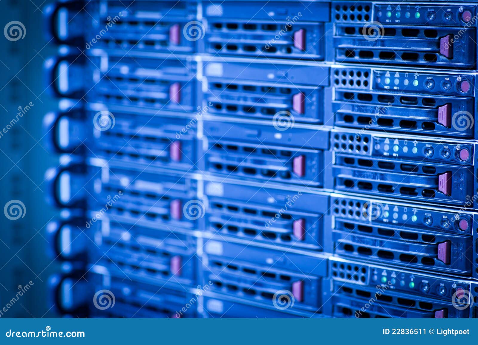 3D Server Rack, Data Center. Stock Photo | CartoonDealer.com #259510800