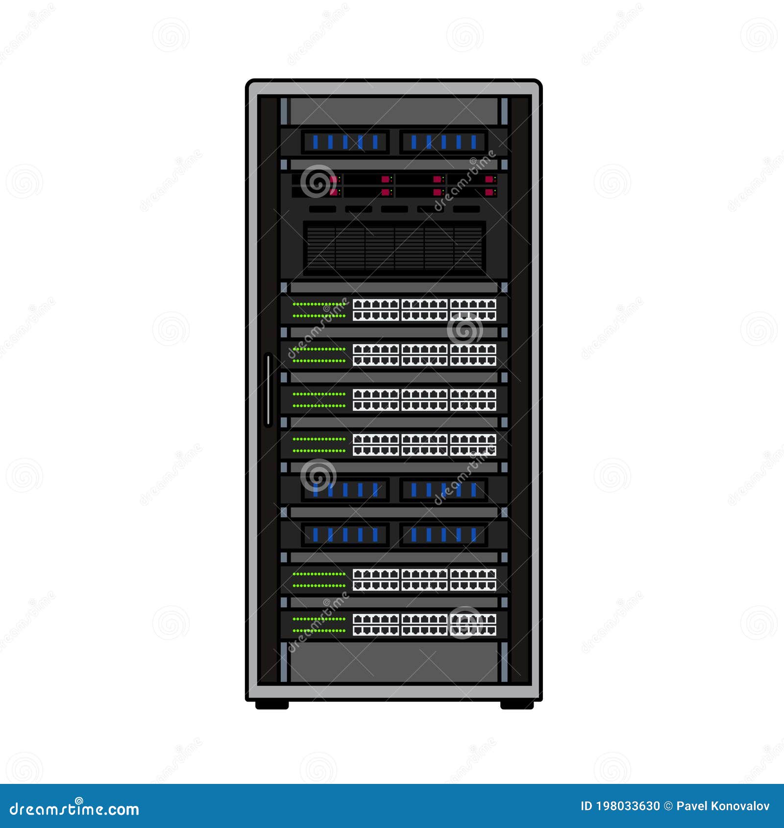 Server Rack Icon stock vector. Illustration of icon - 198033630 Server Rack Icon stock vector. Illustration of icon - 198033630