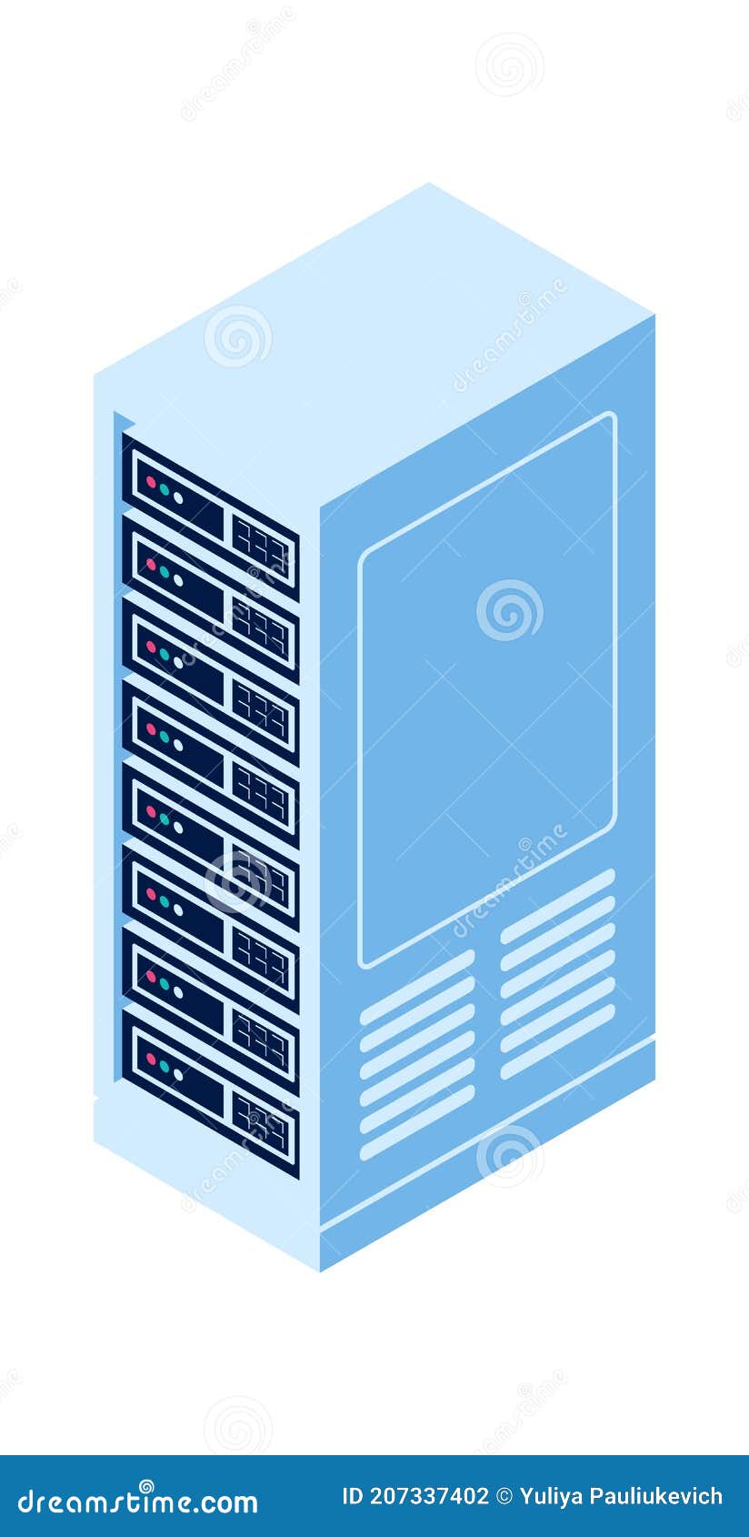 Server Rack Isolated Isometric Vector Icon Stock Illustration ... Server Rack Isolated Isometric Vector Icon Stock Illustration ...