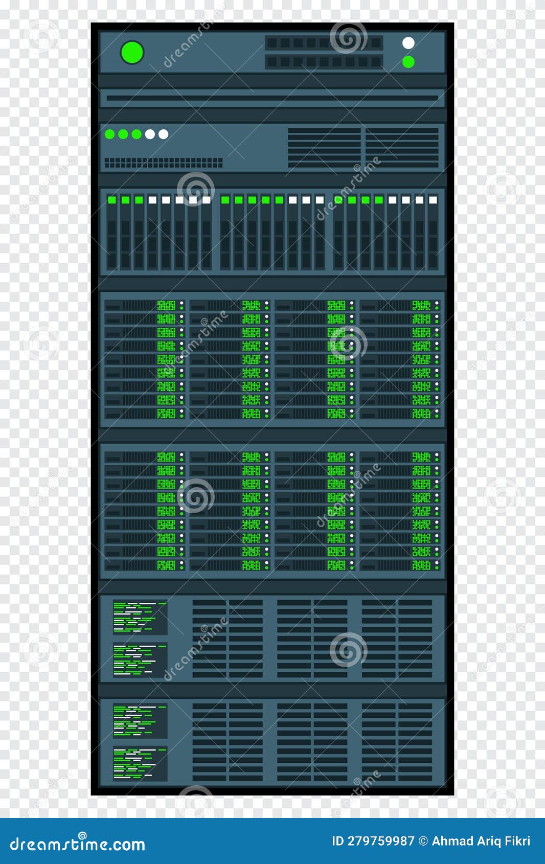 Server Rack. Server Room Data Center. Network Server Isolated. Server ...