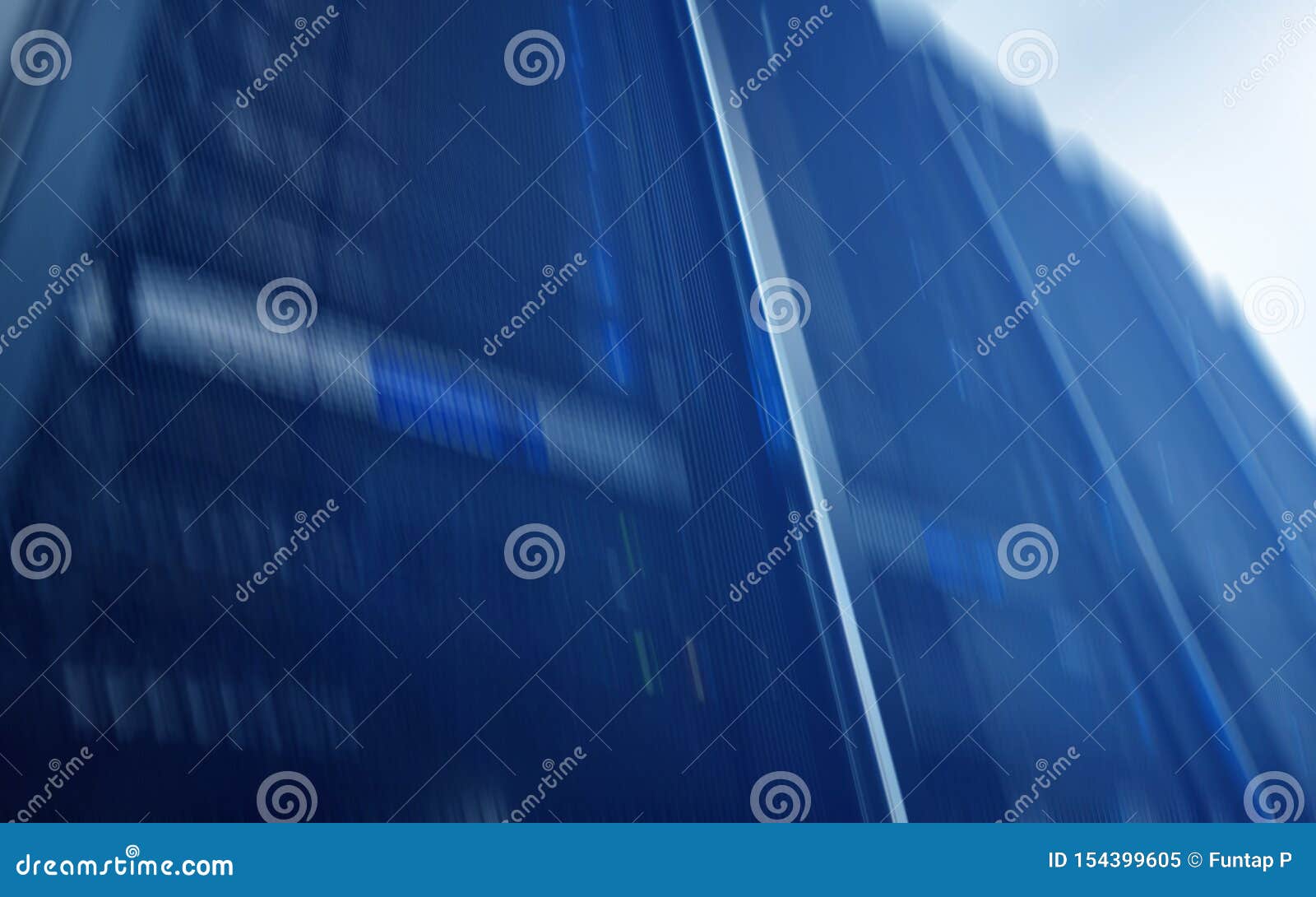 Server Racks in Empty Secure Computer Data Centre Stock Image - Image ...
