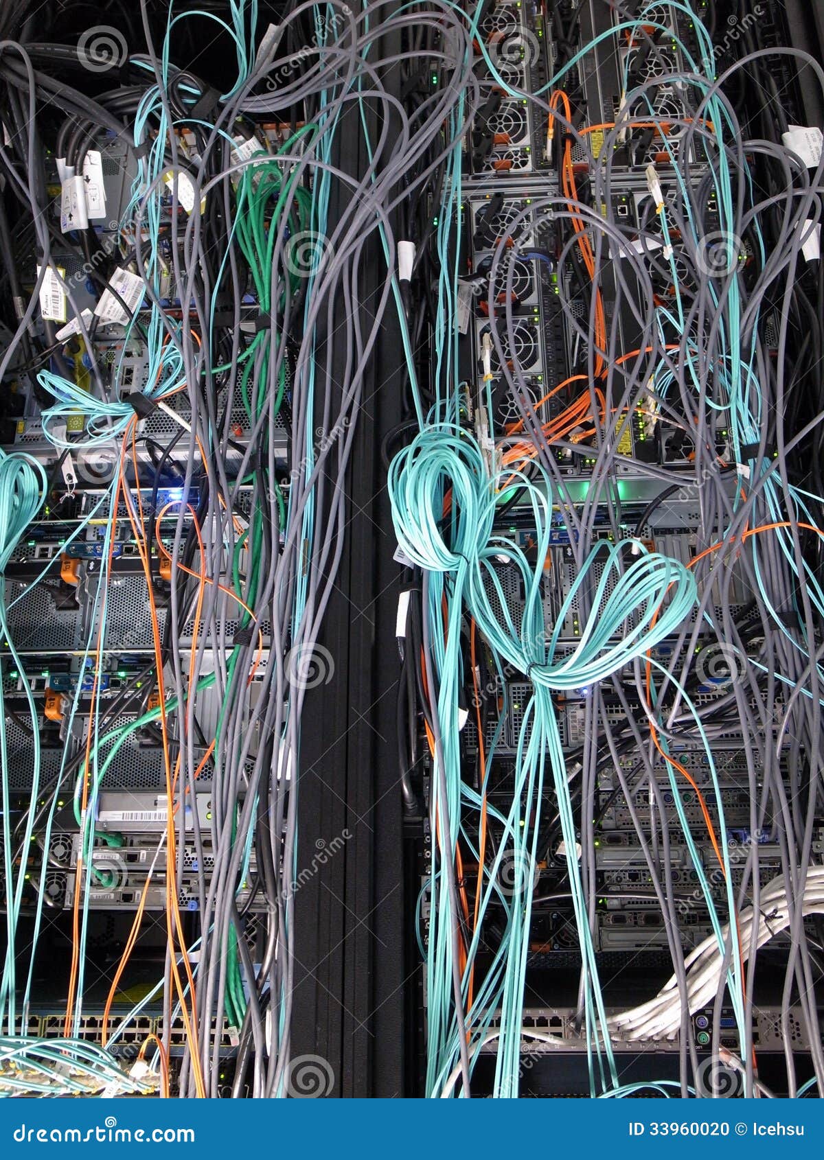 Server racks stock photo. Image of access, cabinets, datacenter - 33960020