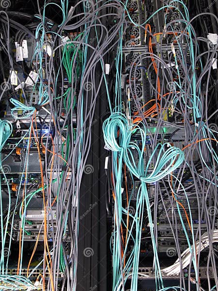 Server racks stock photo. Image of access, cabinets, datacenter - 33960020