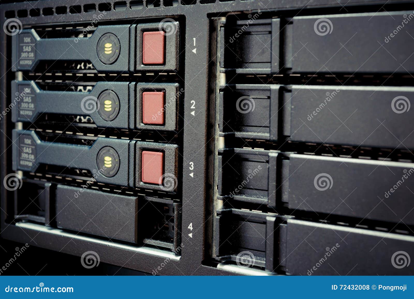 Server and raid storage stock photo. Image of mainframe - 72432008