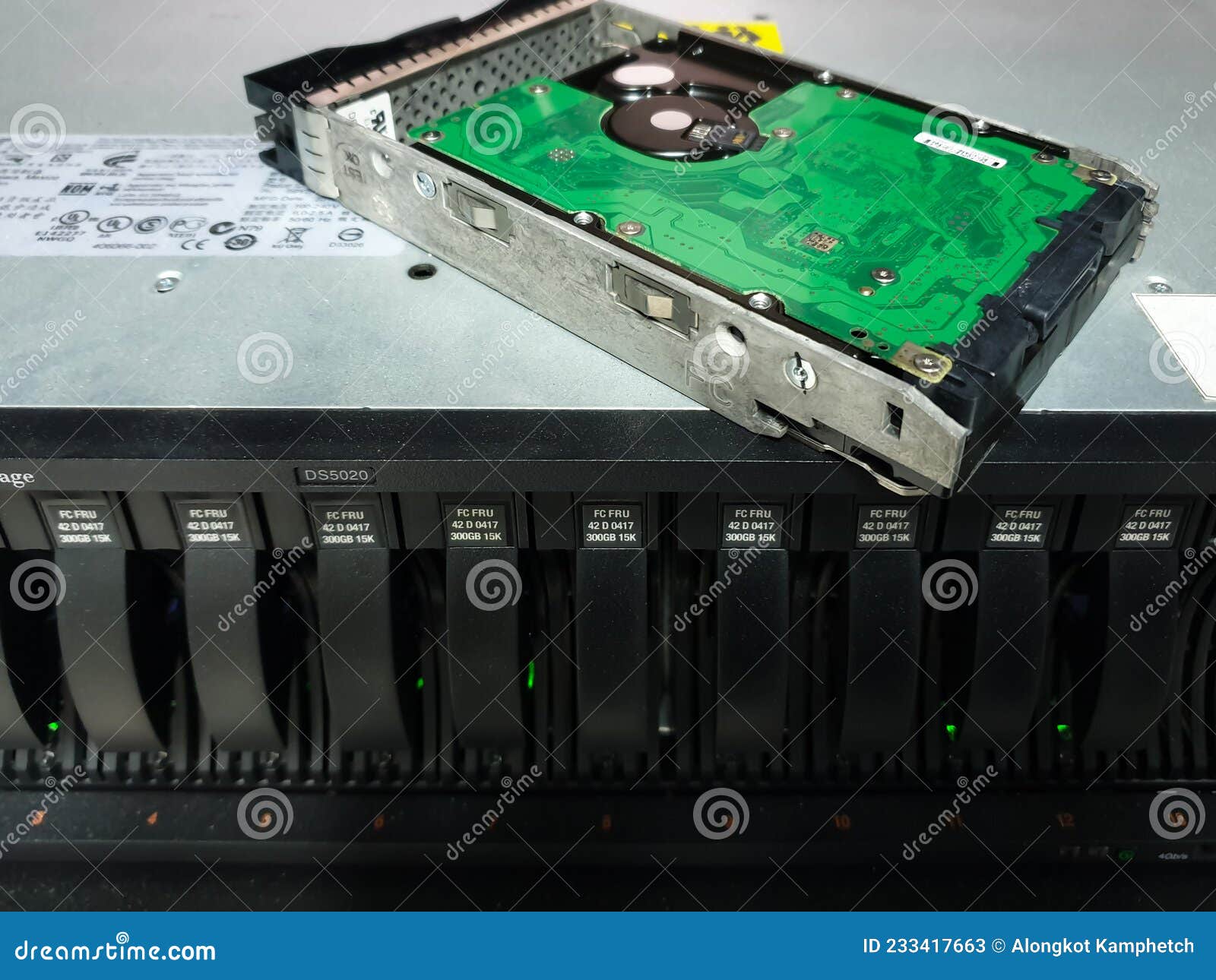 Server Raid Storage Installing Hard Disk Storage Editorial Stock Photo ...